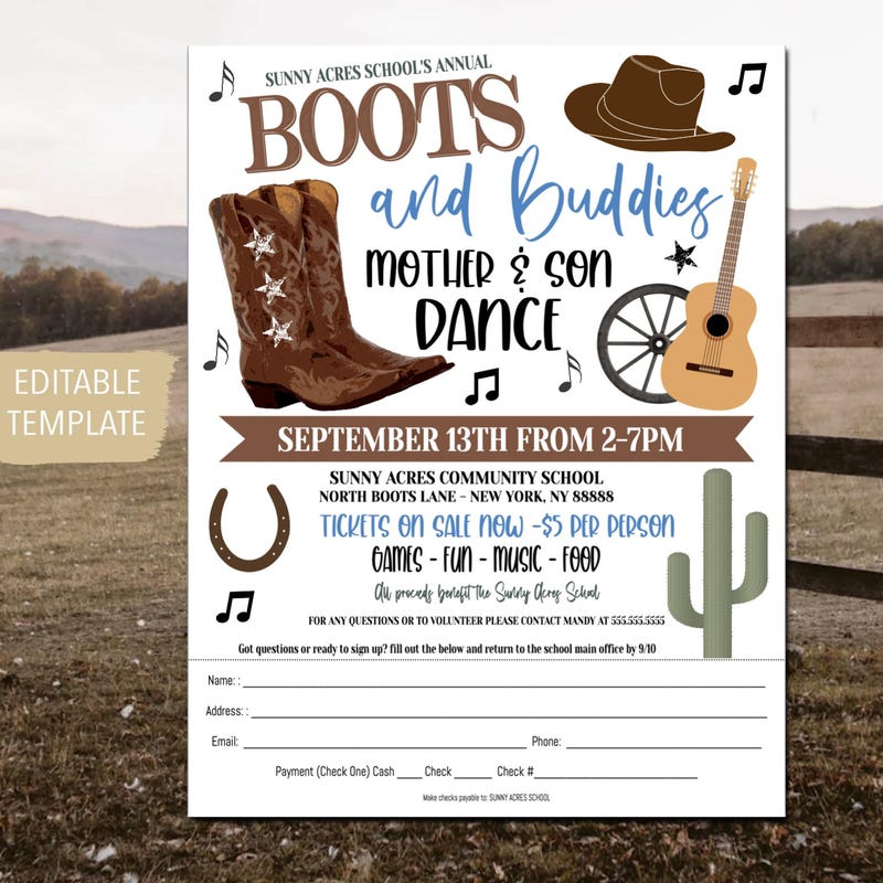 Western Theme Fundraiser - Etsy
