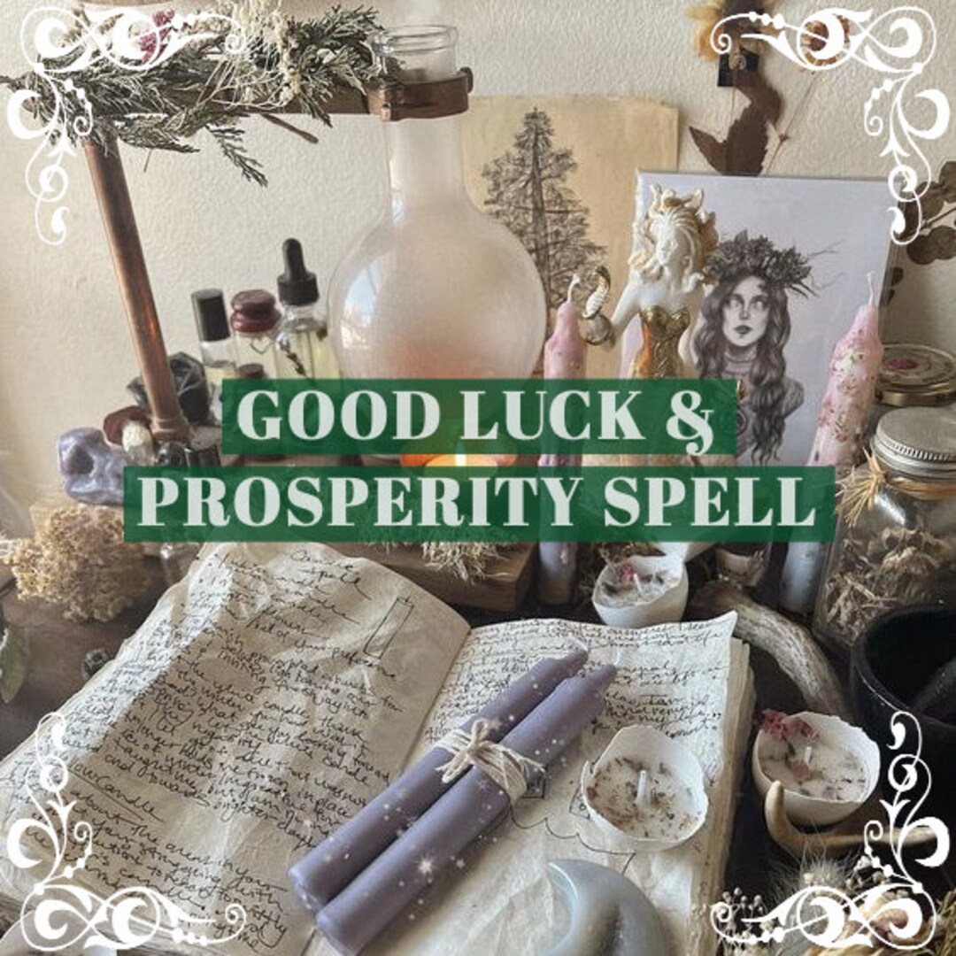 Good Luck and Prosperity Ritual Remote Spell Enchanted - Etsy