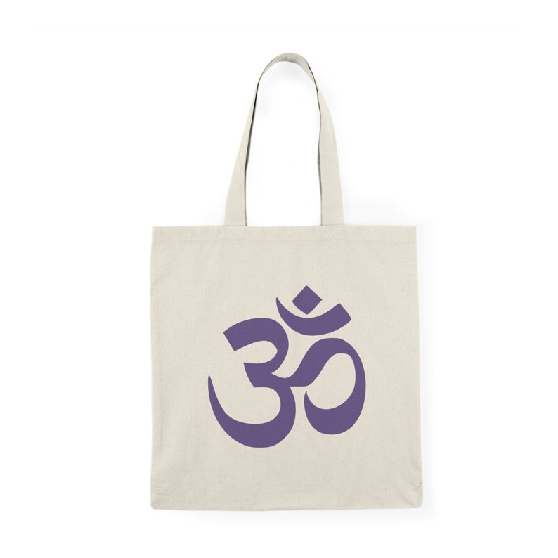 Yoga Hindu Om Aum | Natural Tote Bag - Etsy