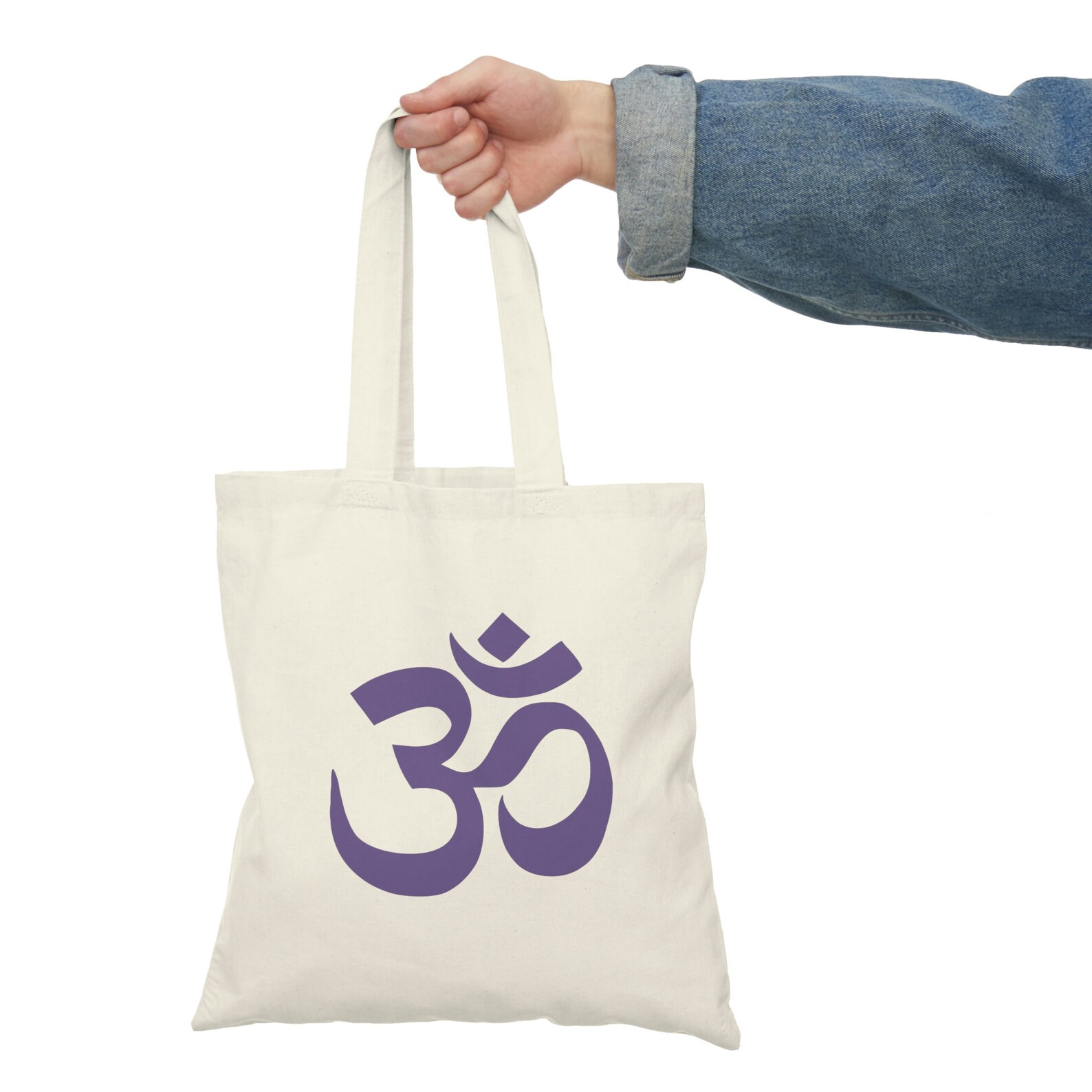 Yoga Hindu Om Aum | Natural Tote Bag - Etsy