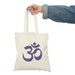 Yoga Hindu Om Aum | Natural Tote Bag - Etsy