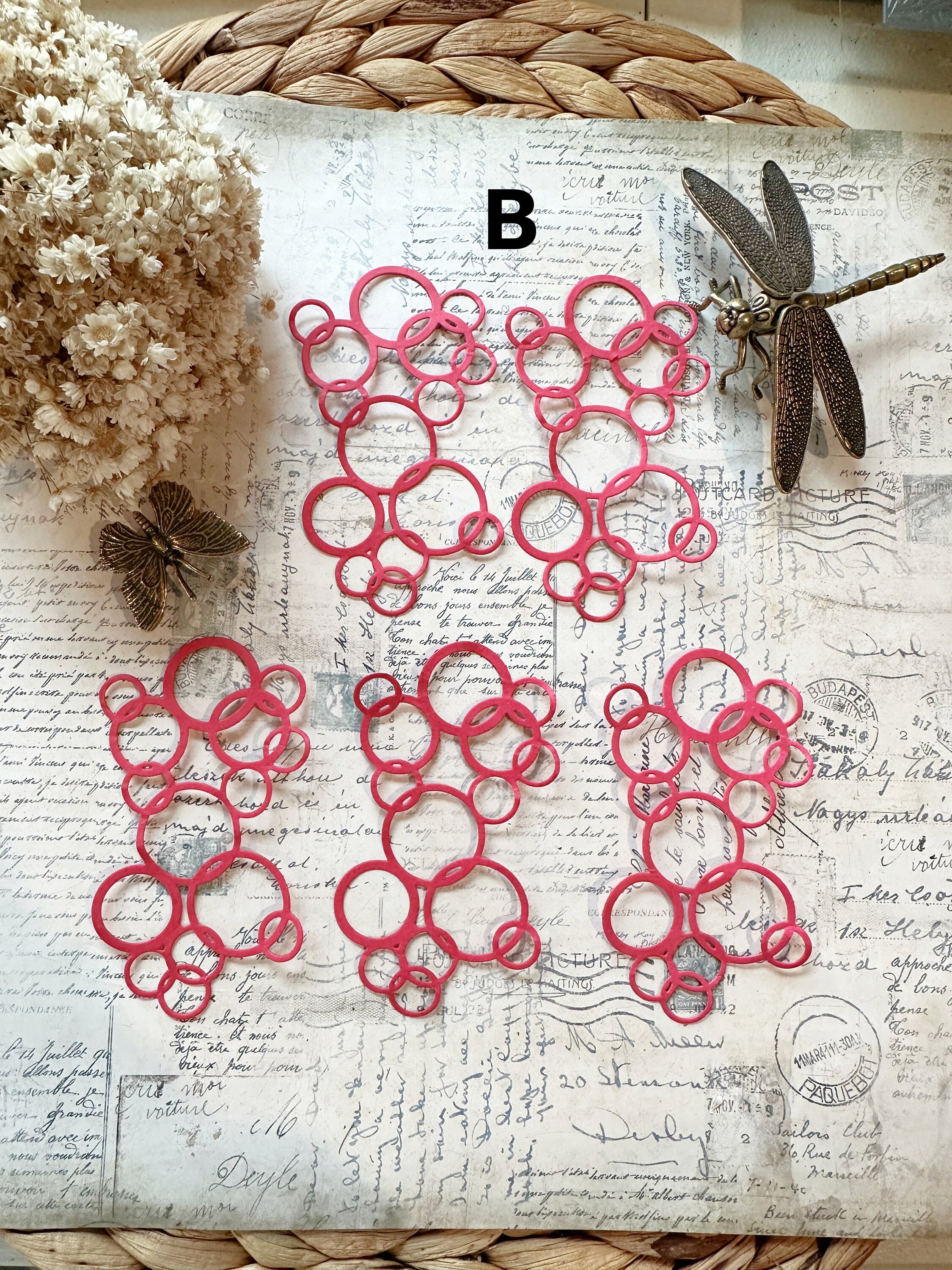 Bubble Circle Die Cut, Junk Journals, Bullet Journals, Daily Planners ...