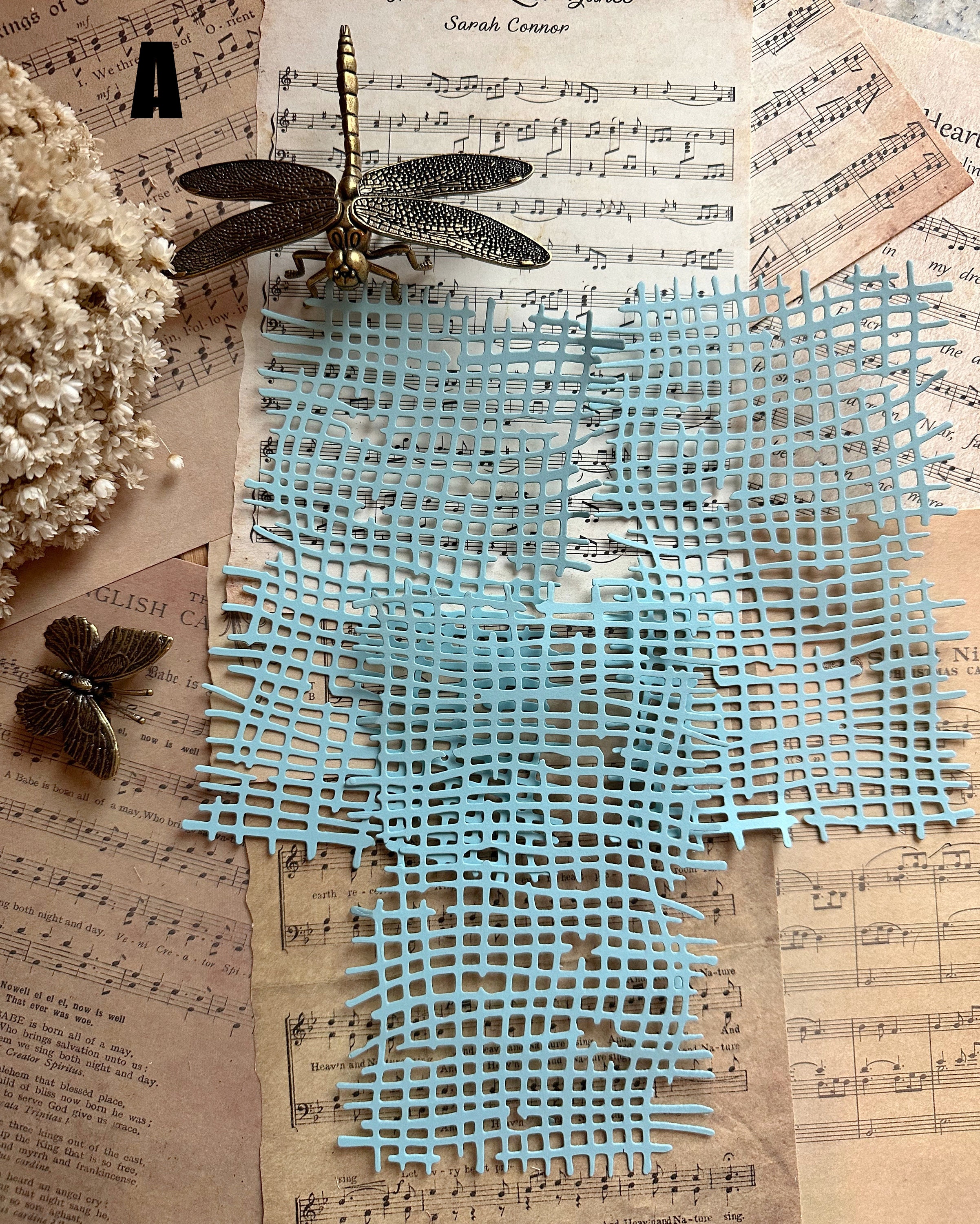 Mesh Card Die, Junk Journal, Bullet Journal, Daily Planner, Card Making ...