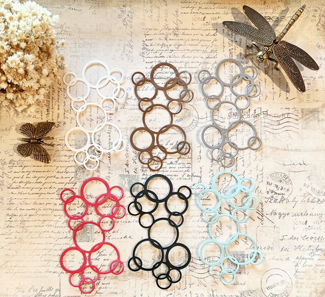Circle Die Cuts: Paper Craft Embellishments for Journals - Etsy