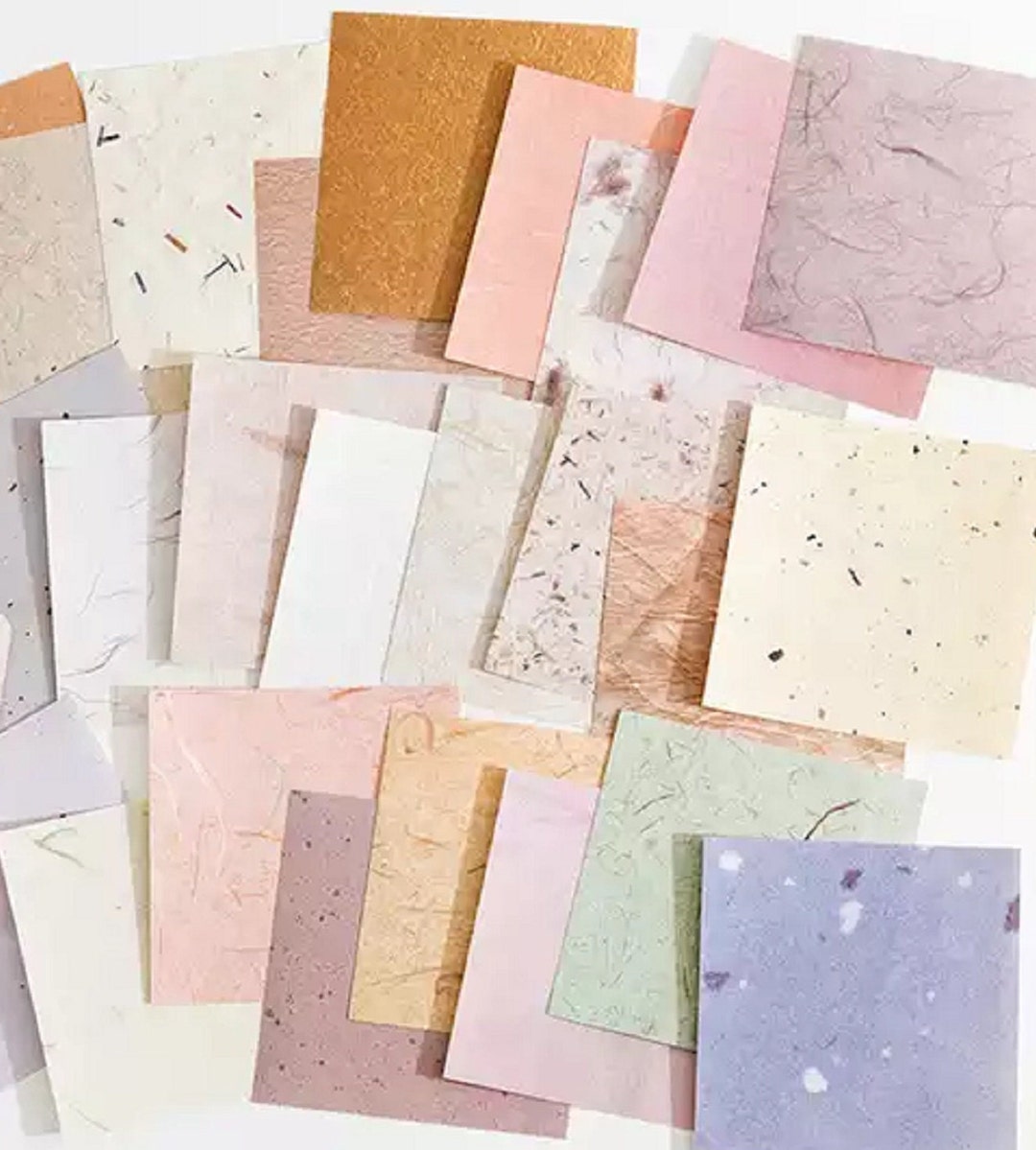 100 Piece Vintage Small Texture Looking Journal Paper Set, Scrapbooking ...