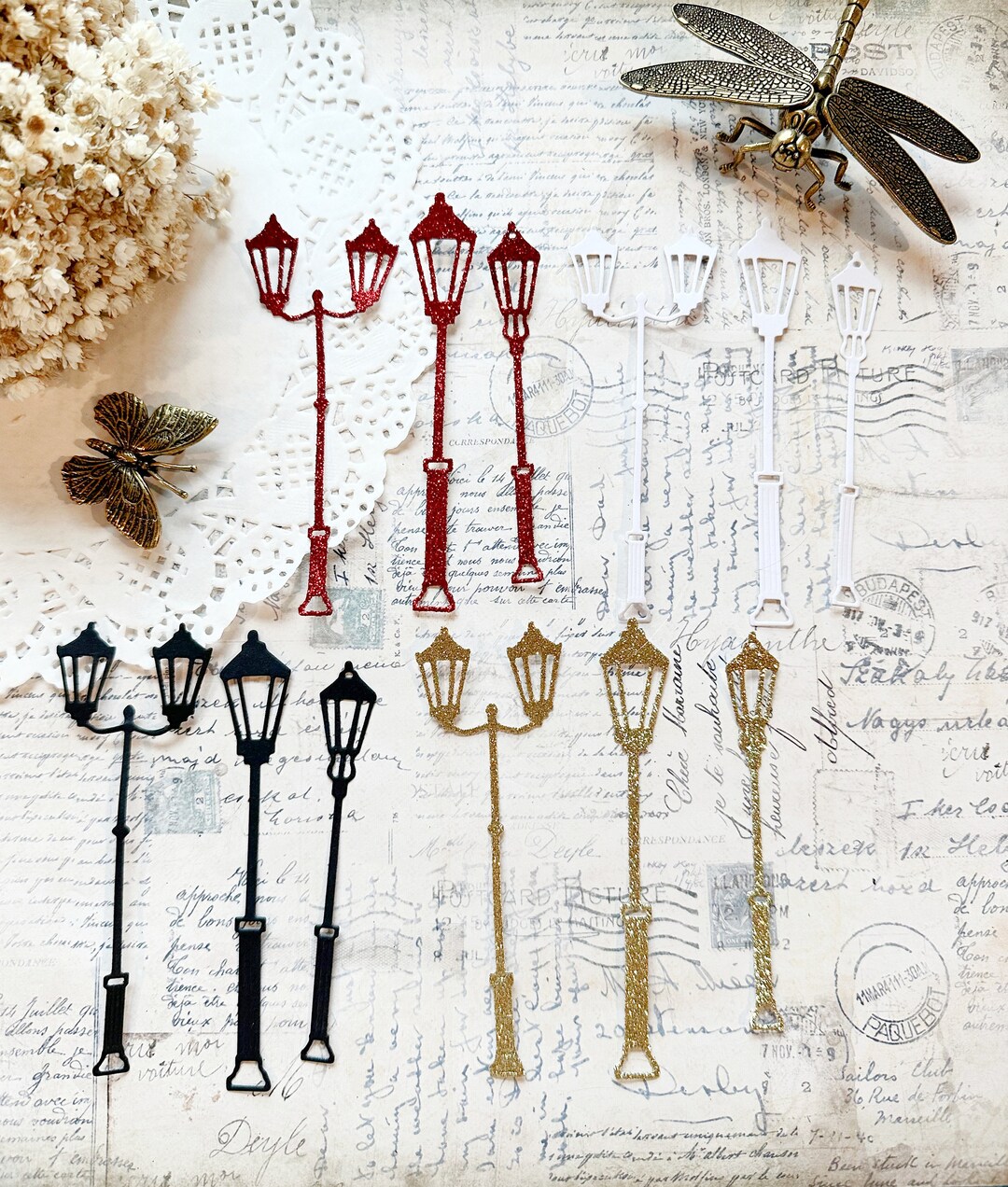 Lamp Die Cuts, Christmas Lamps, Junk Journal, Bullet Journal ...