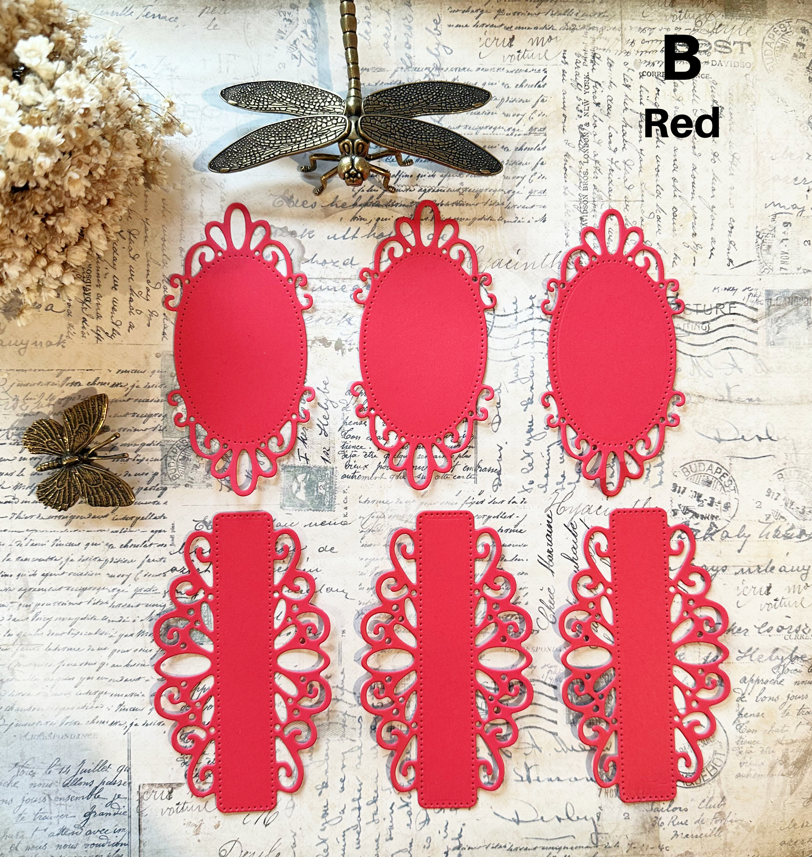 Scroll Die Cut Tags, Junk Journal, Bullet Journal, Scrapbooking, Paper ...