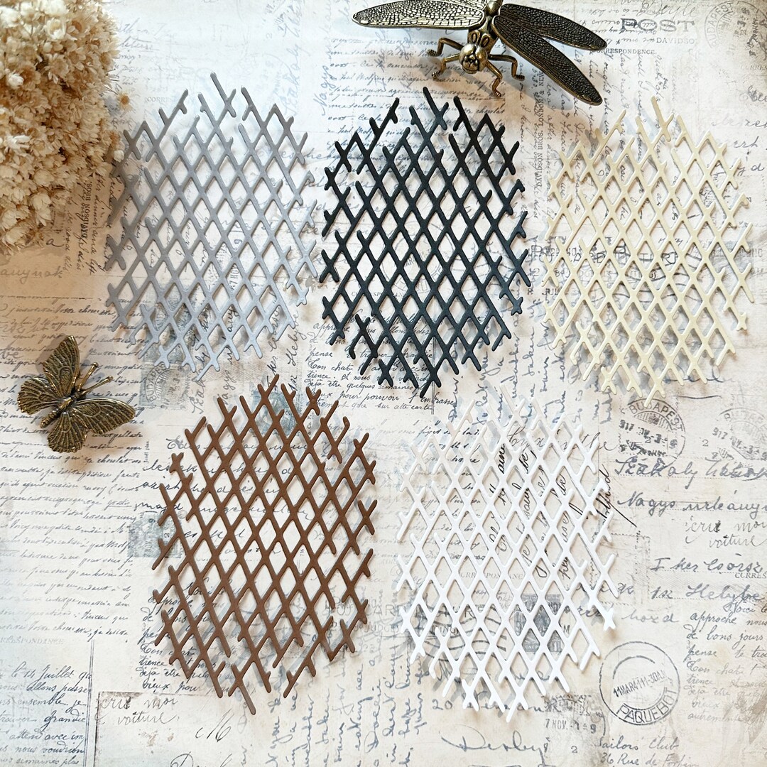 Oval Mesh Die Cut, Junk Journal, Bullet Journal, Scrapbook, Card Making ...