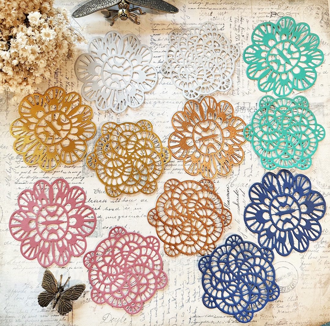 Paper Doilies Die Cut, Junk Journals, Scrapbooking, Bullet Journaling ...