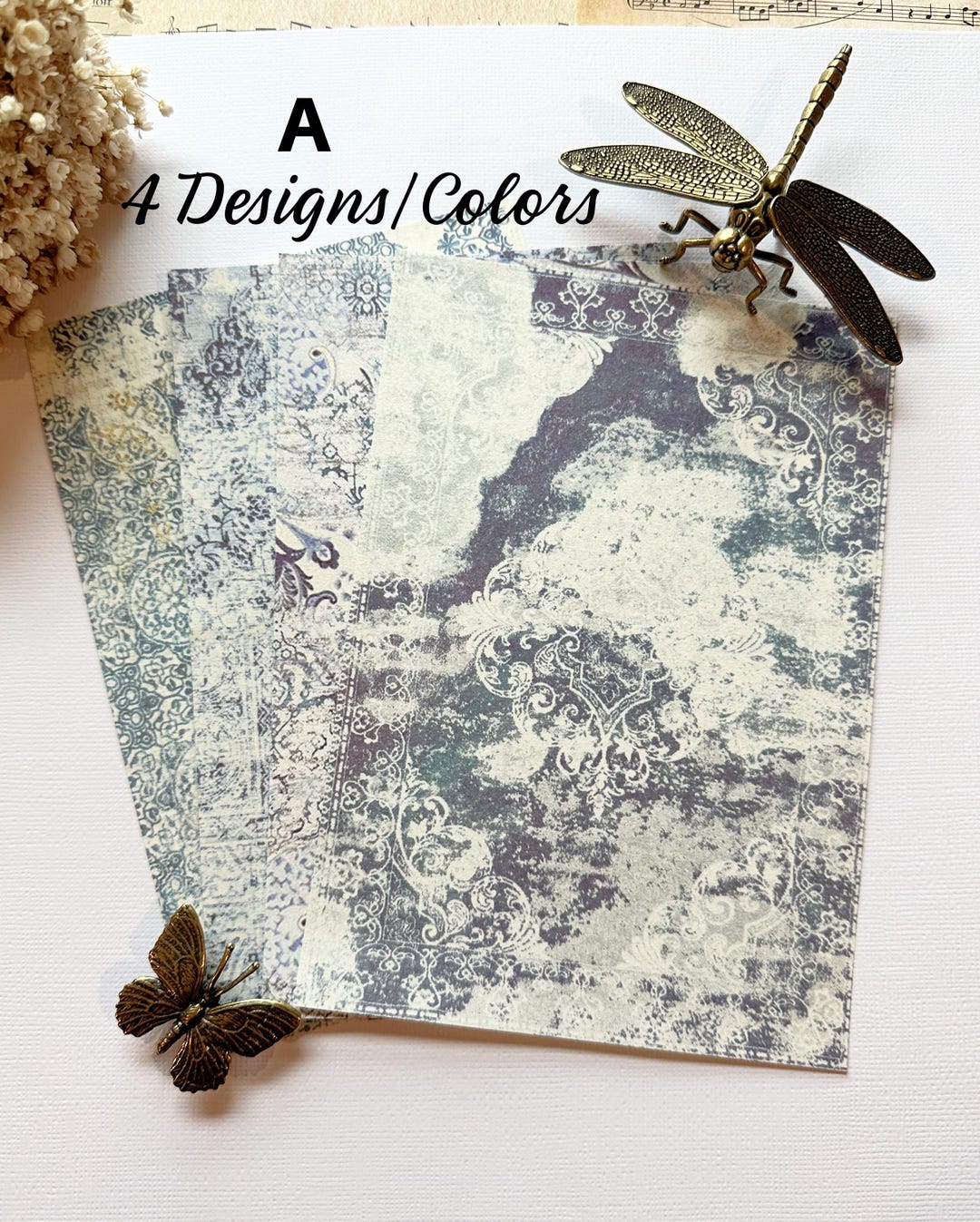 Decorative Paper Pack: Scrapbooking, Junk Journals, Paper Crafts (5x7 ...