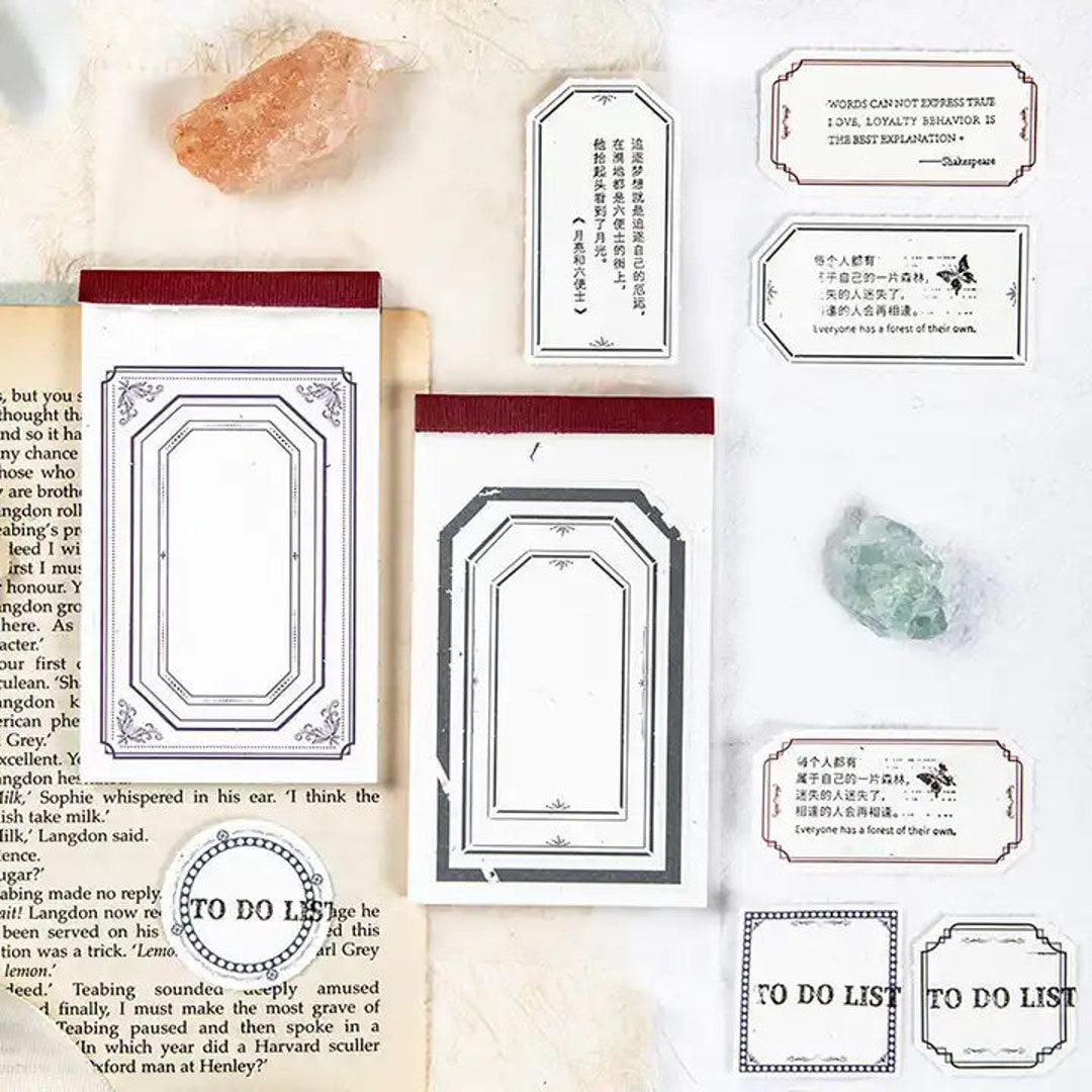 Memo Collage Paper Pads, Junk Journaling, Bullet Journaling ...