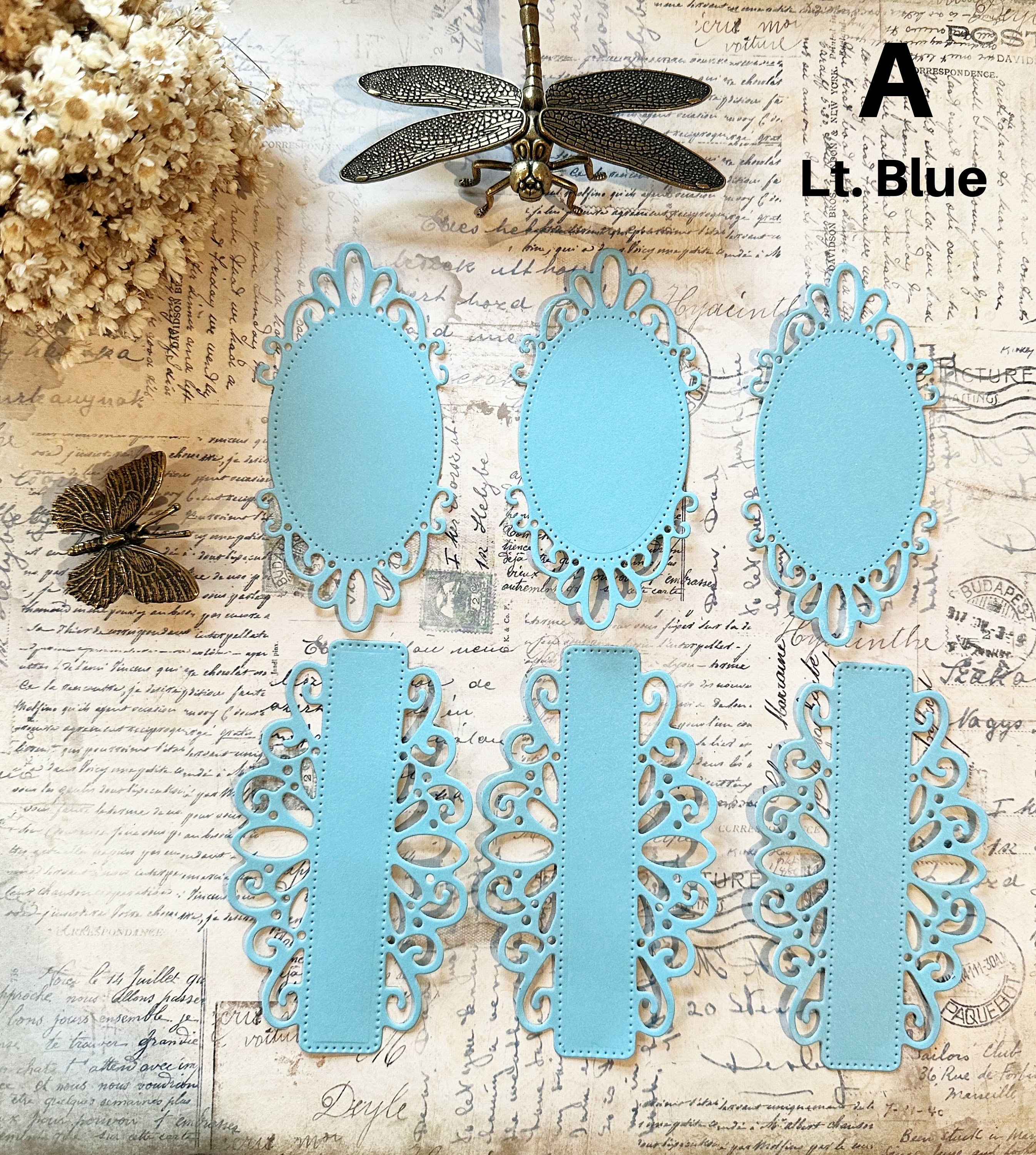 Scroll Die Cut Tags, Junk Journal, Bullet Journal, Scrapbooking, Paper ...