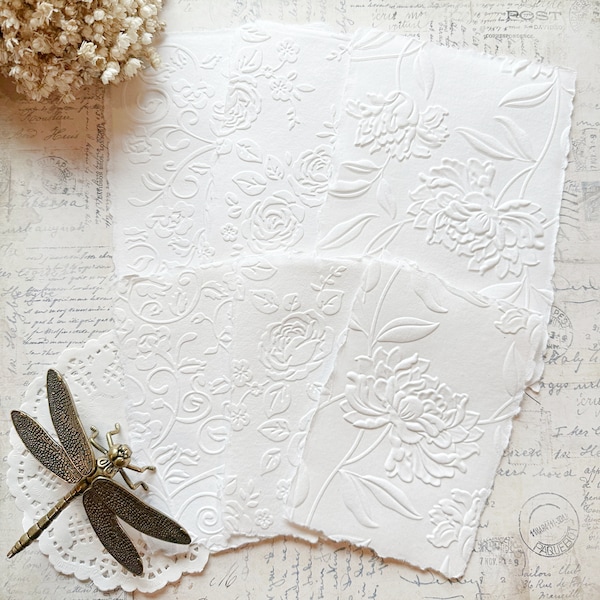 Embossed Paper - Etsy