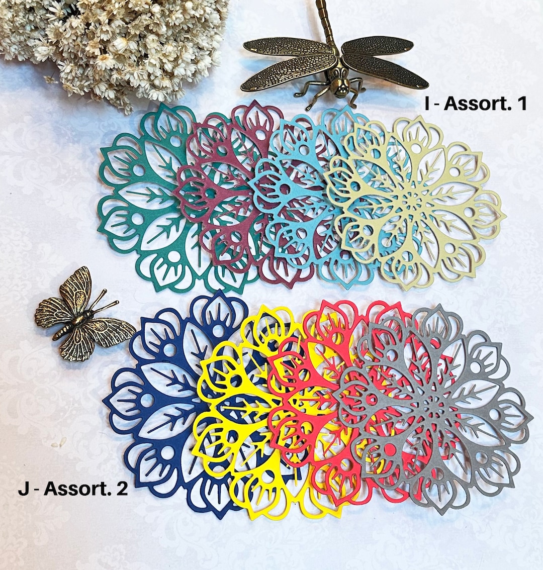 Paper Doily Die Cut, Scrapbook, Junk Journal, Bullet Journal, Daily ...