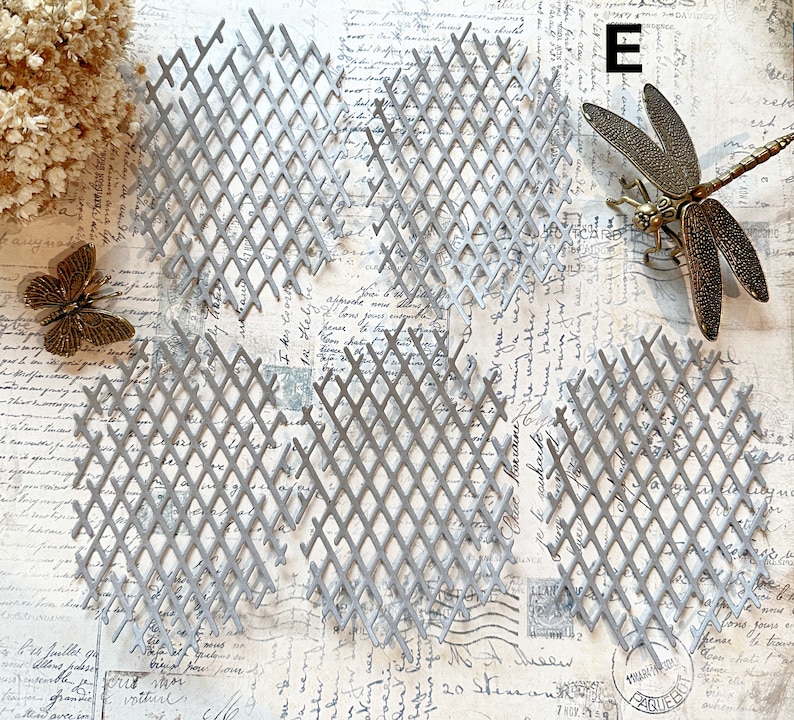 Oval Mesh Die Cut, Junk Journal, Bullet Journal, Scrapbook, Card Making ...