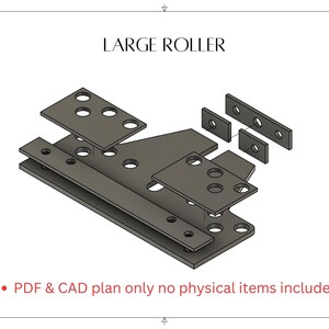 Inch Plans-large Version Hand Crank ADJUSTABLE Metal Roller | Pyramid ...