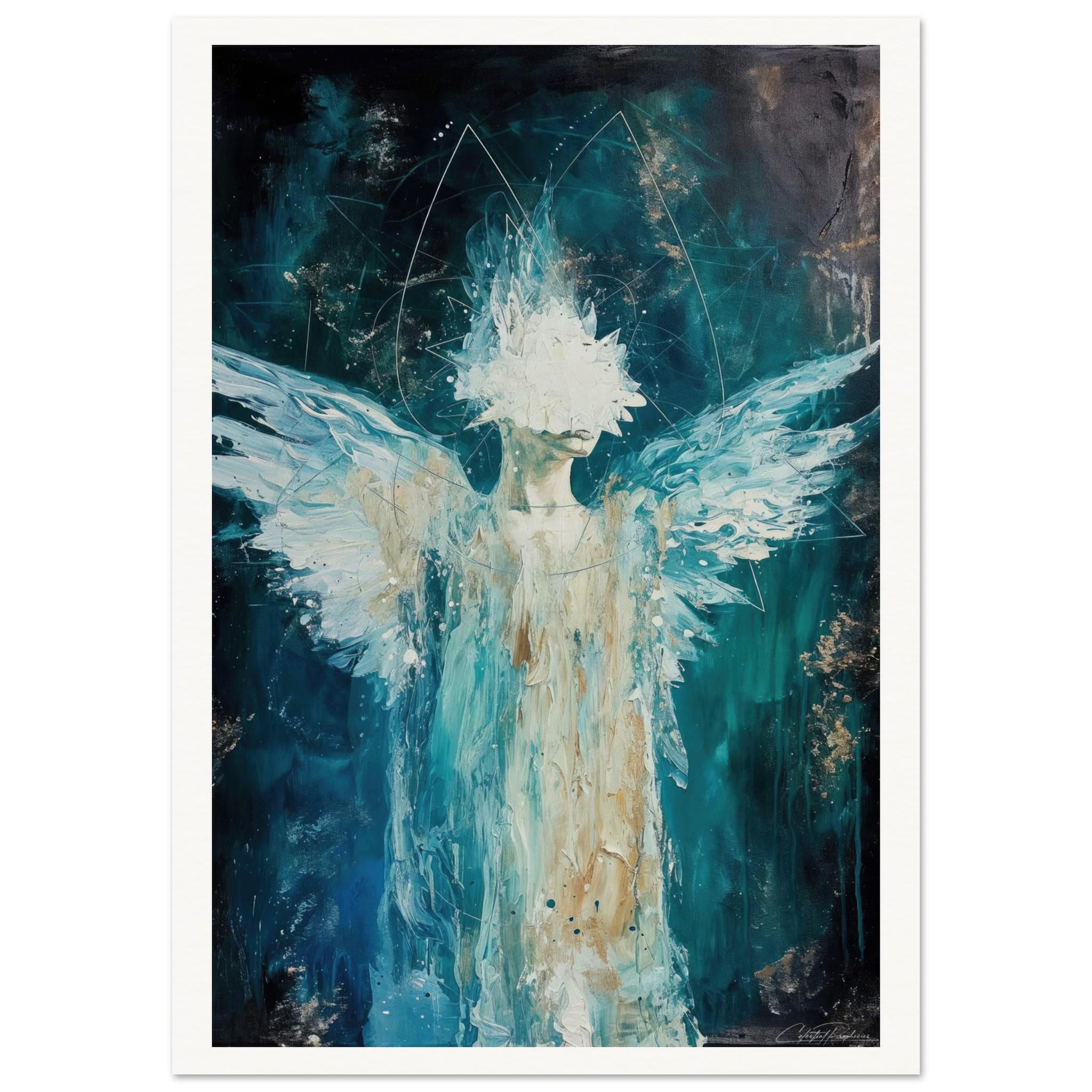 The Veiled Seraph - Visionary Fine Art Print - Etsy