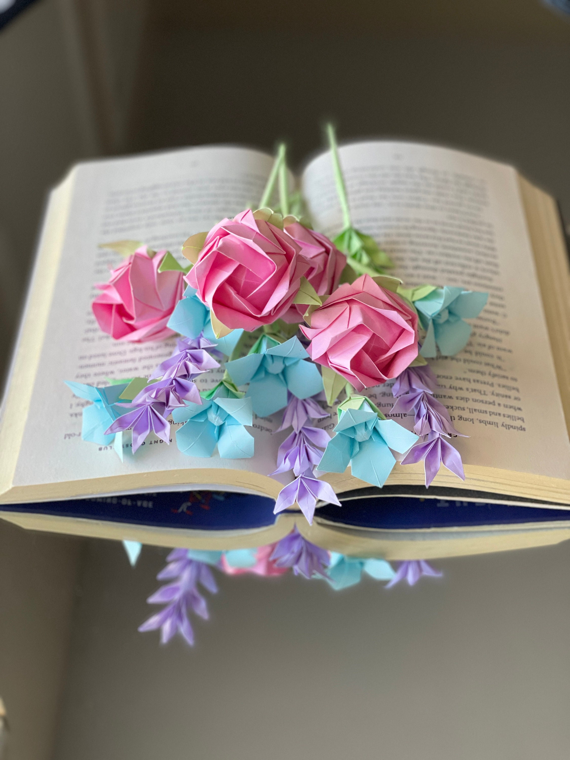 Origami Flower Bouquet - Etsy