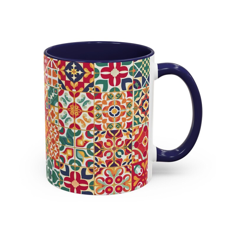 Colorful Moroccan Cup, Handcrafted Moroccan Tea Mug, Unique Zellij ...