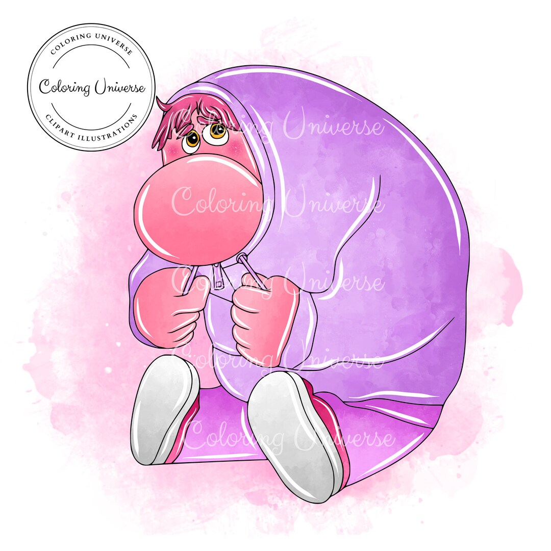 Cute Inside Out 2 Embarrassment Clipart Inside Out Digital Download ...