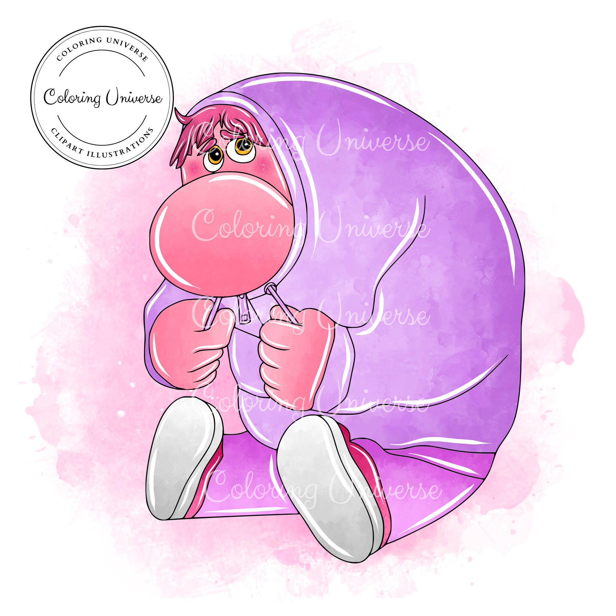 Cute Inside Out 2 Embarrassment Clipart Inside Out Digital Download ...