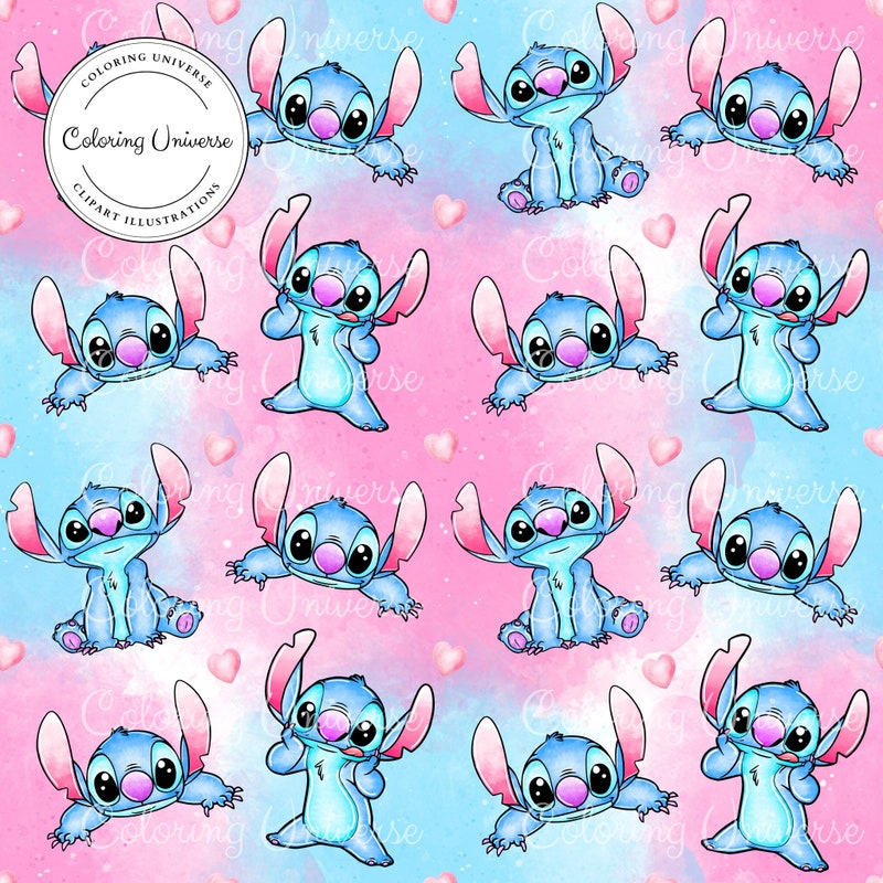 Stitch Wallpaper - Etsy