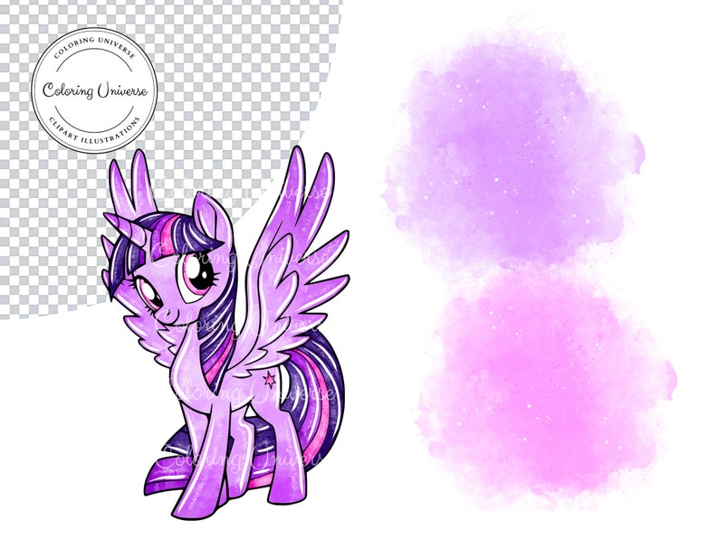 Little Pony PNG Cute Popular Ponies PNG Instant Download Transparent ...