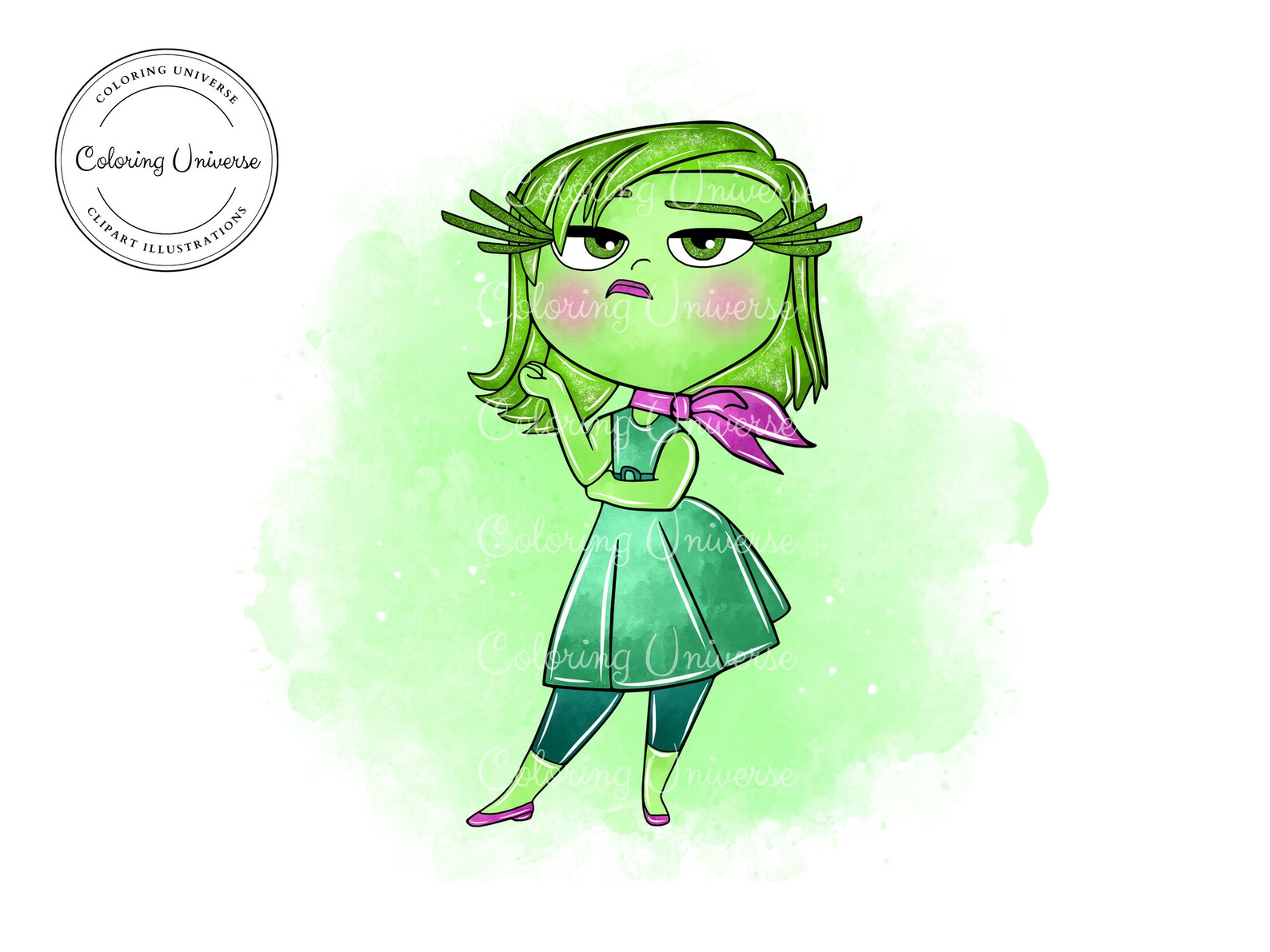 Cute Inside Out 2 Characters Clipart Inside Out Digital Download Inside ...