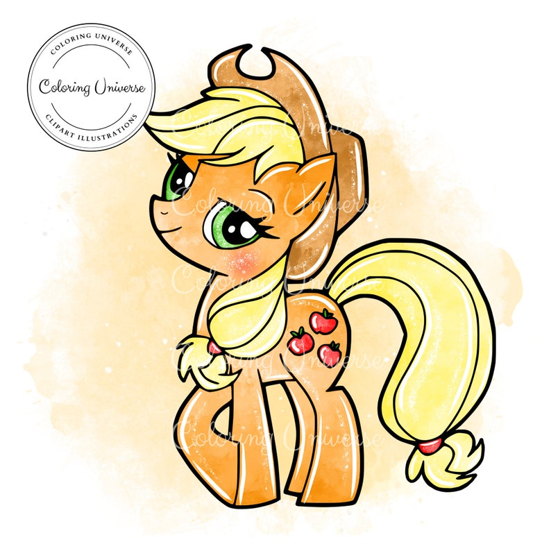 Little Pony PNG Cute Popular Ponies PNG Instant Download Transparent ...