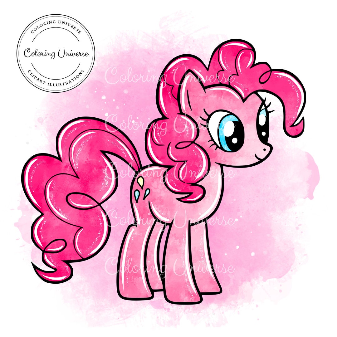Little Pony PNG Cute Popular Ponies PNG Instant Download Transparent ...