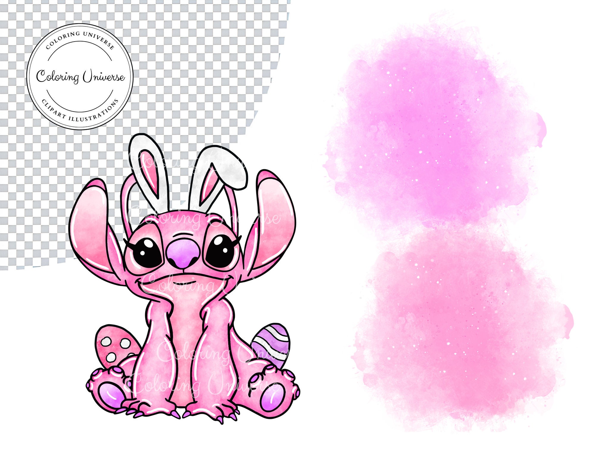 Cute Spring Time Angel PNG Clipart Lilo and Stitch Clipart Transparent ...