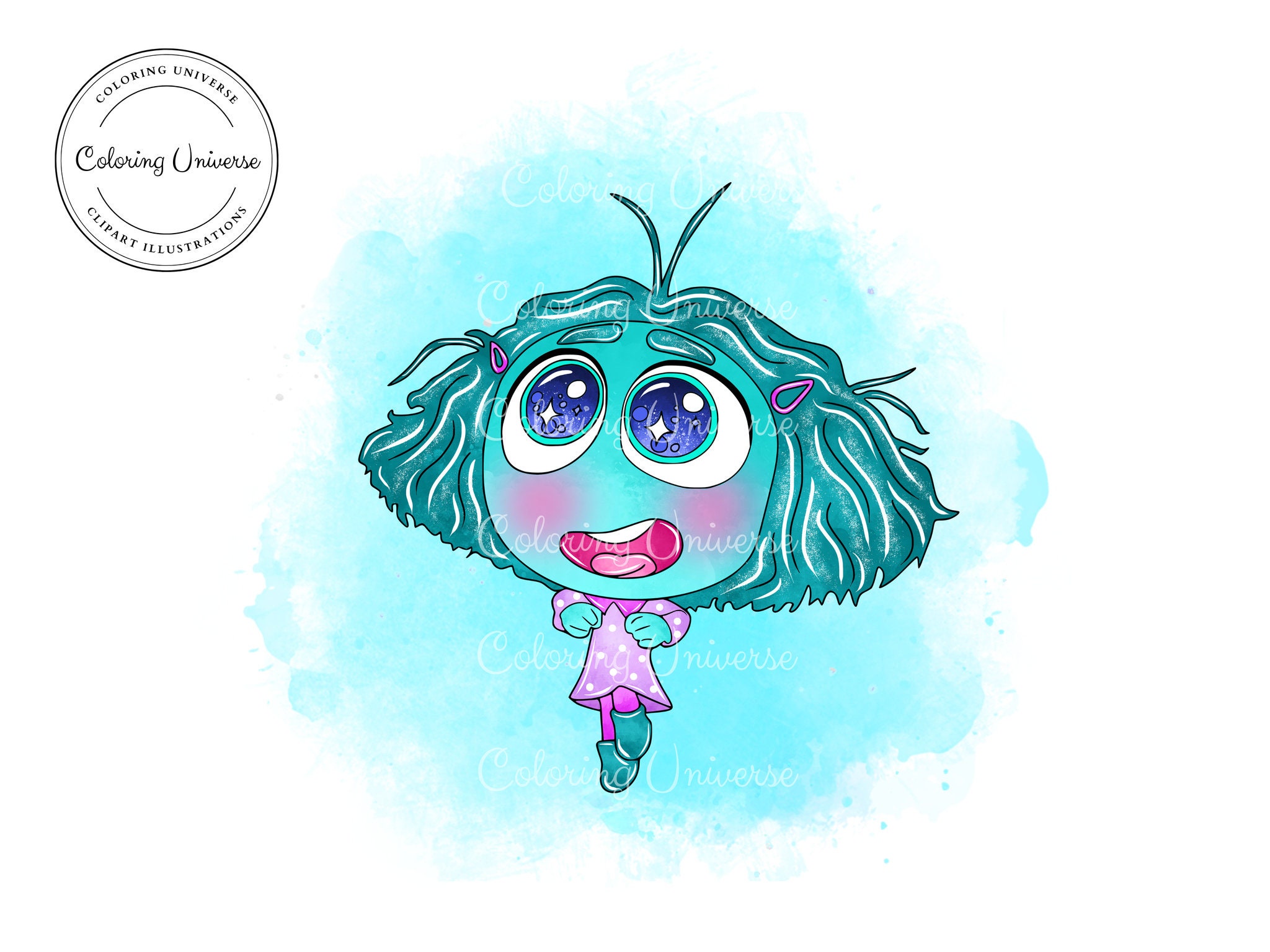 Cute Inside Out 2 Characters Clipart Inside Out Digital Download Inside ...
