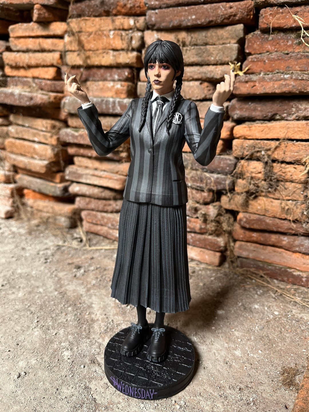 Wednesday Addams Figure - Etsy