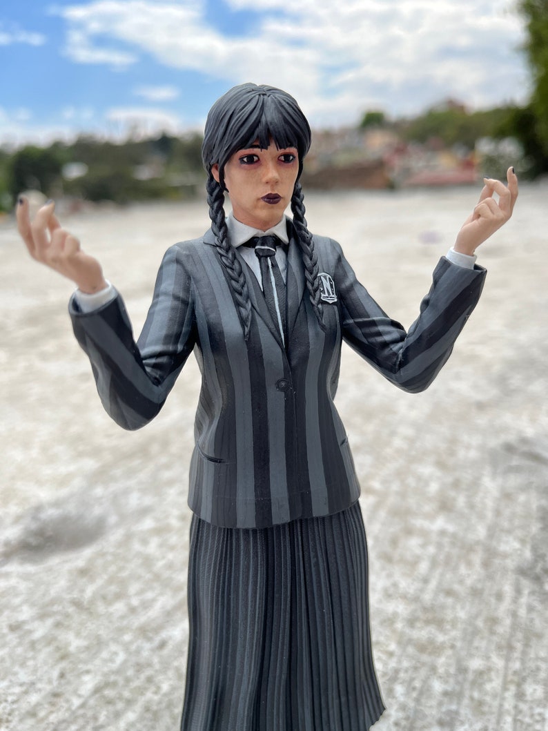 Wednesday Addams Figure - Etsy