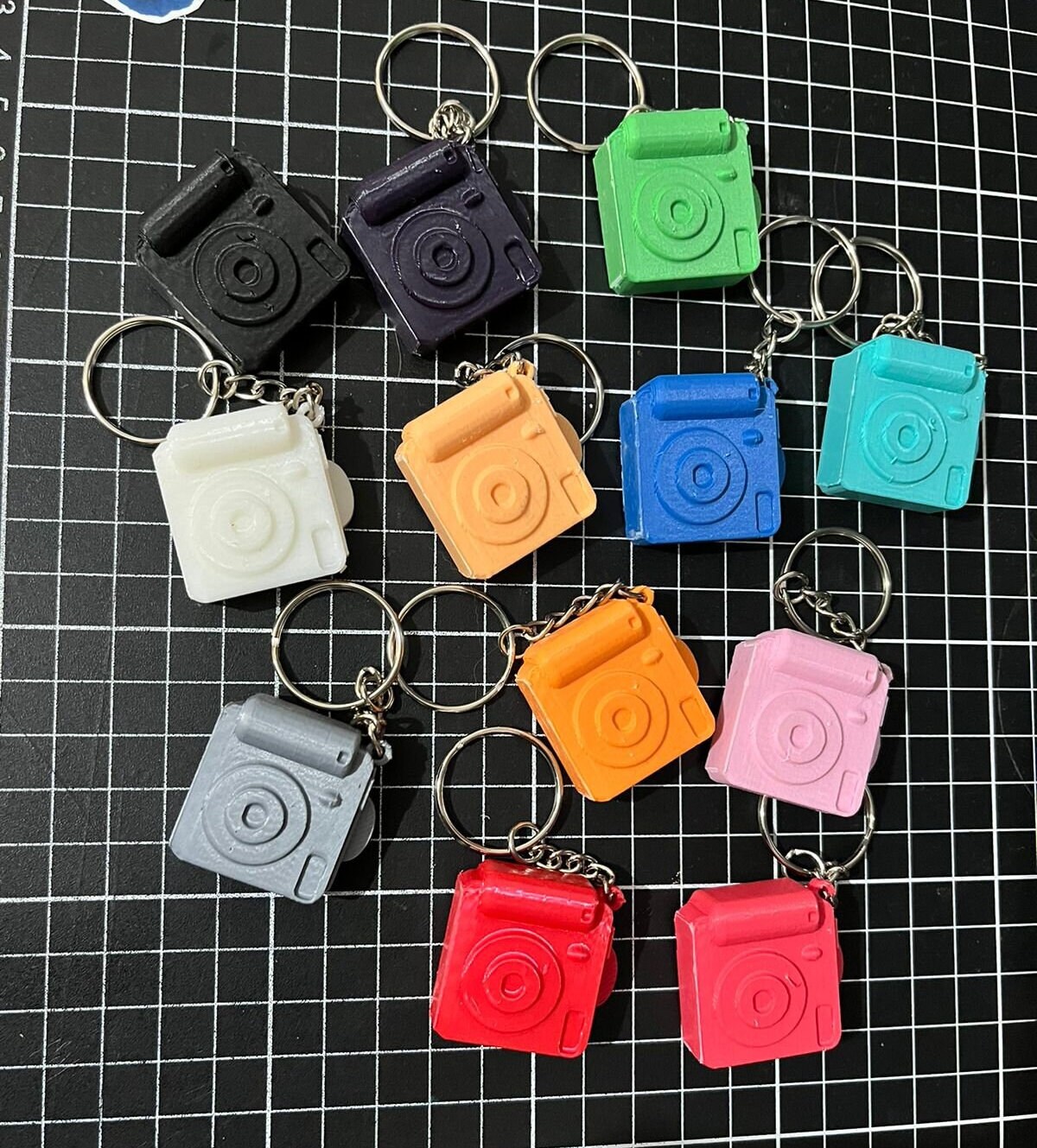 Personalized Instax Camera Photo Keychain - Etsy