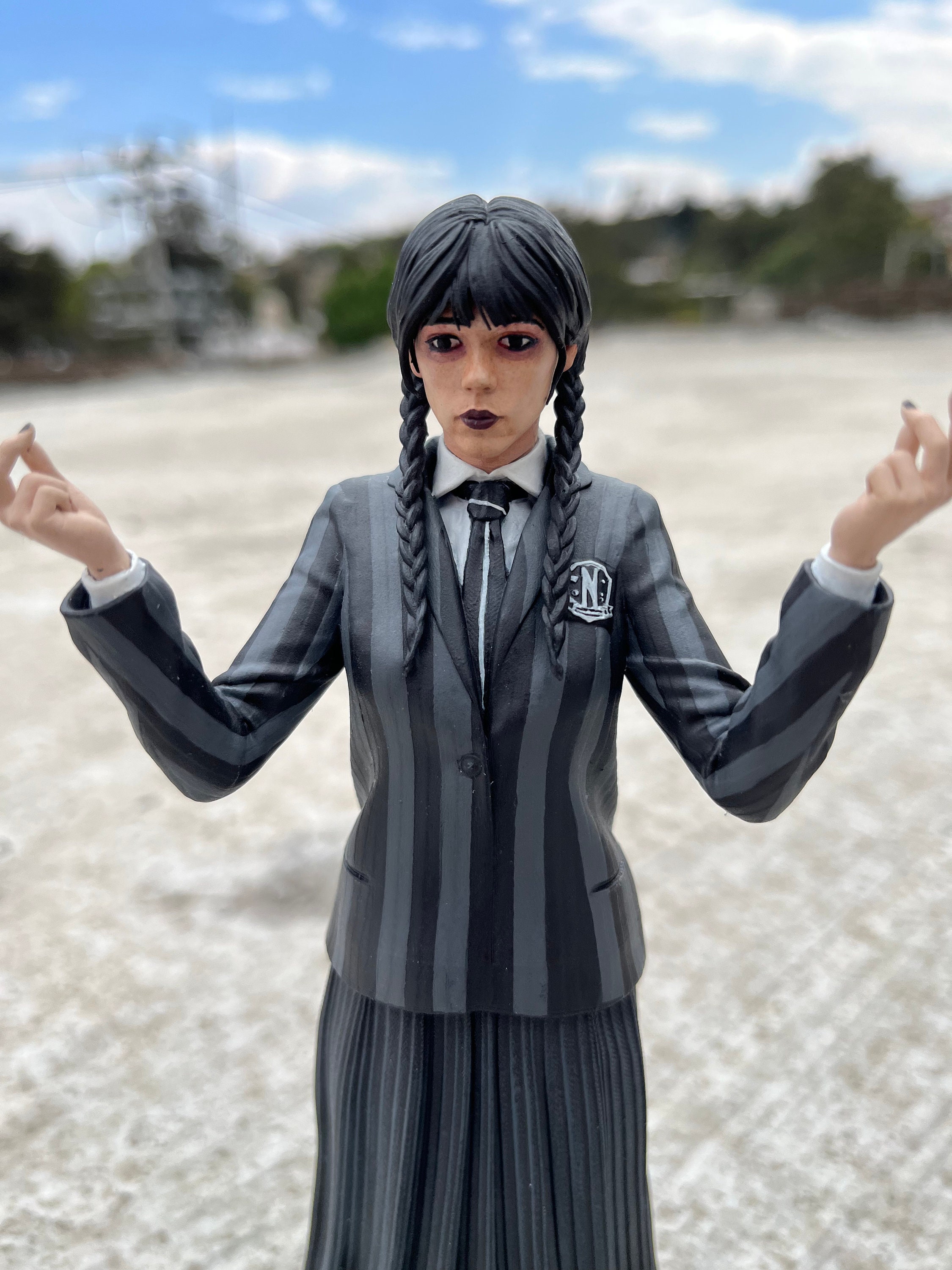 Wednesday Addams Figure - Etsy