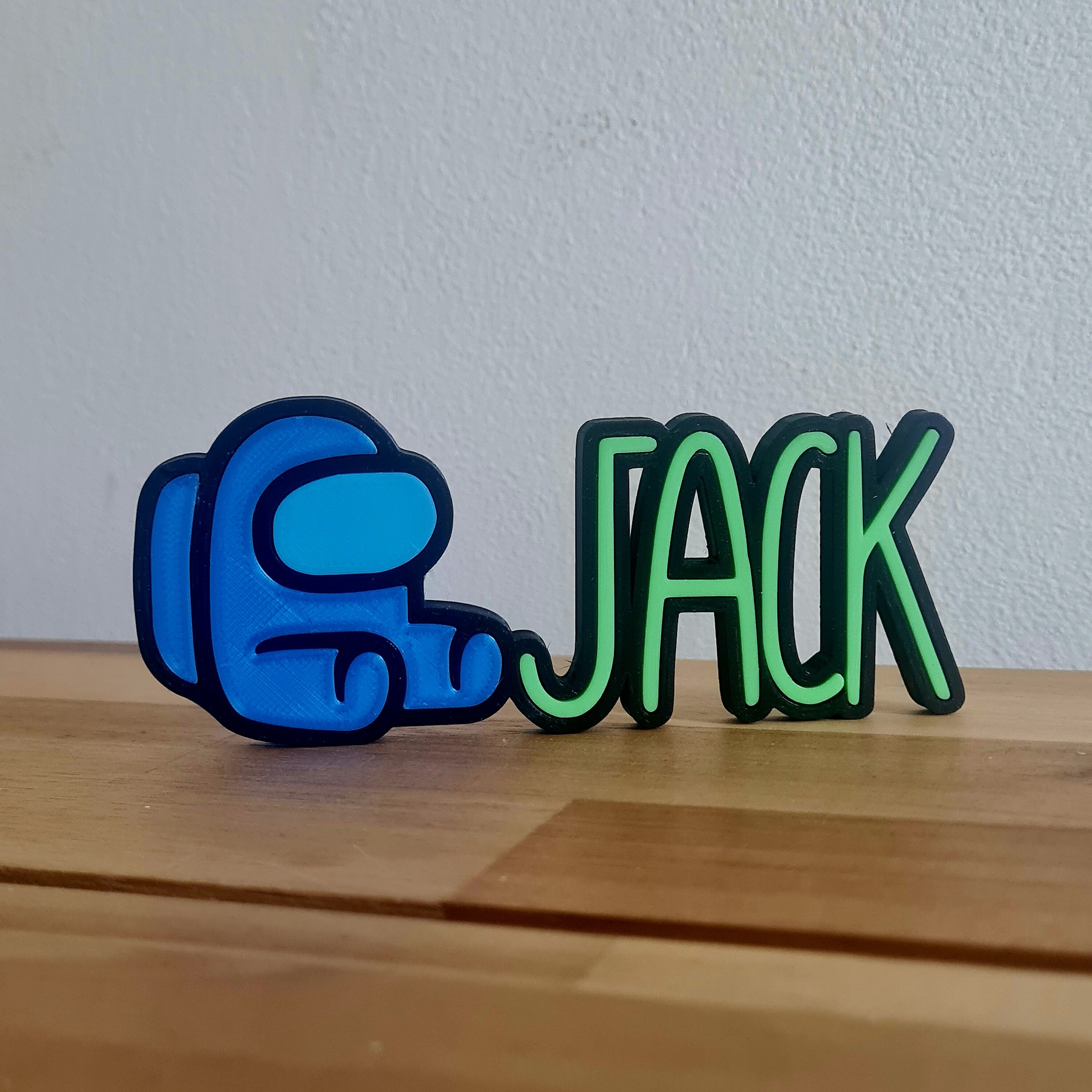 Personalized Among Us Inspired 3D Printed Name/door Plaque Suspect No ...