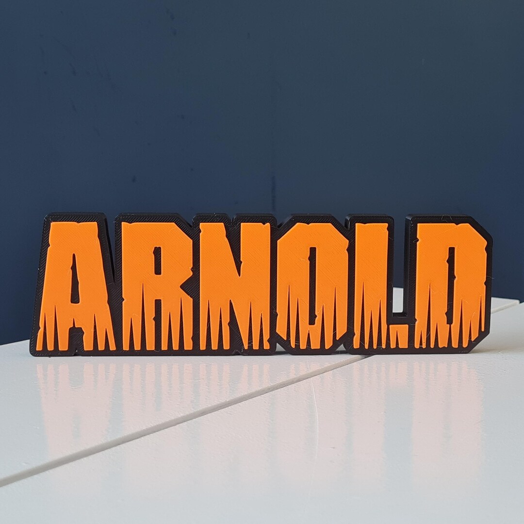 Predator-inspired 3D Printed Custom Door Sign/desk Plaque | Sci-fi Name ...
