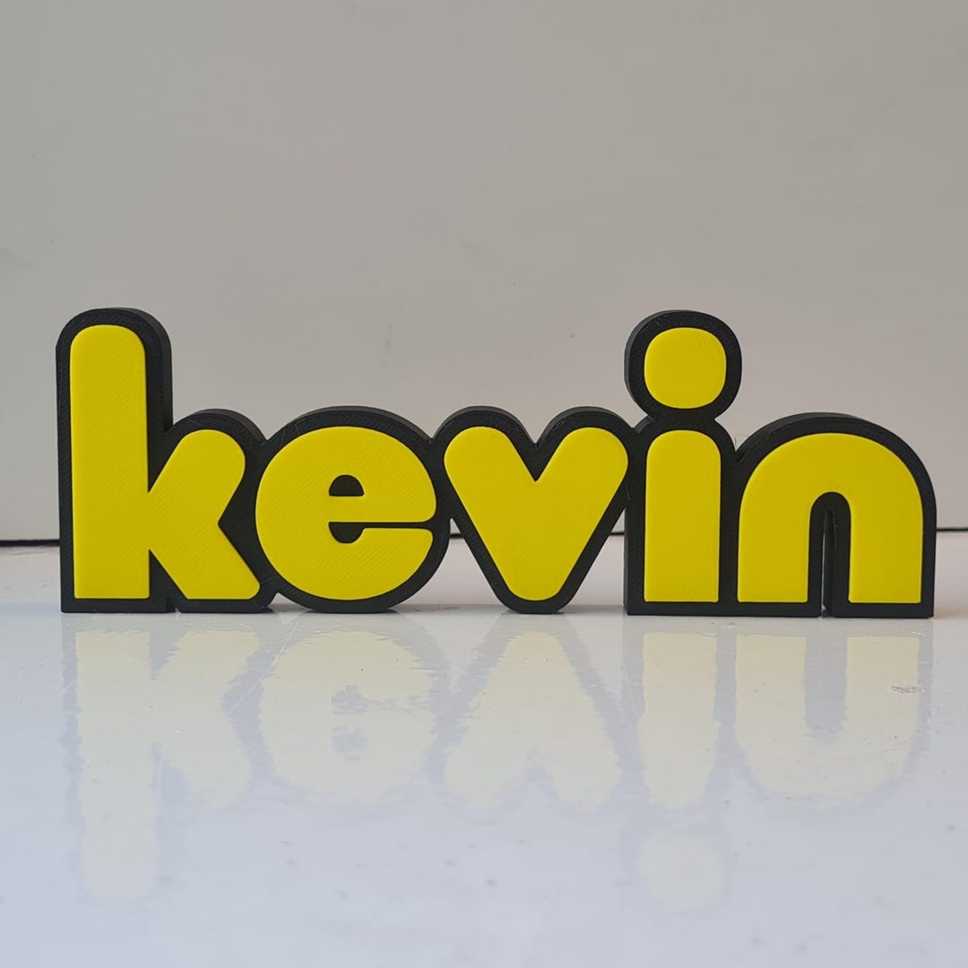 Custom 3D Printed Minions-inspired Name Plaque – Personalised Door Sign ...