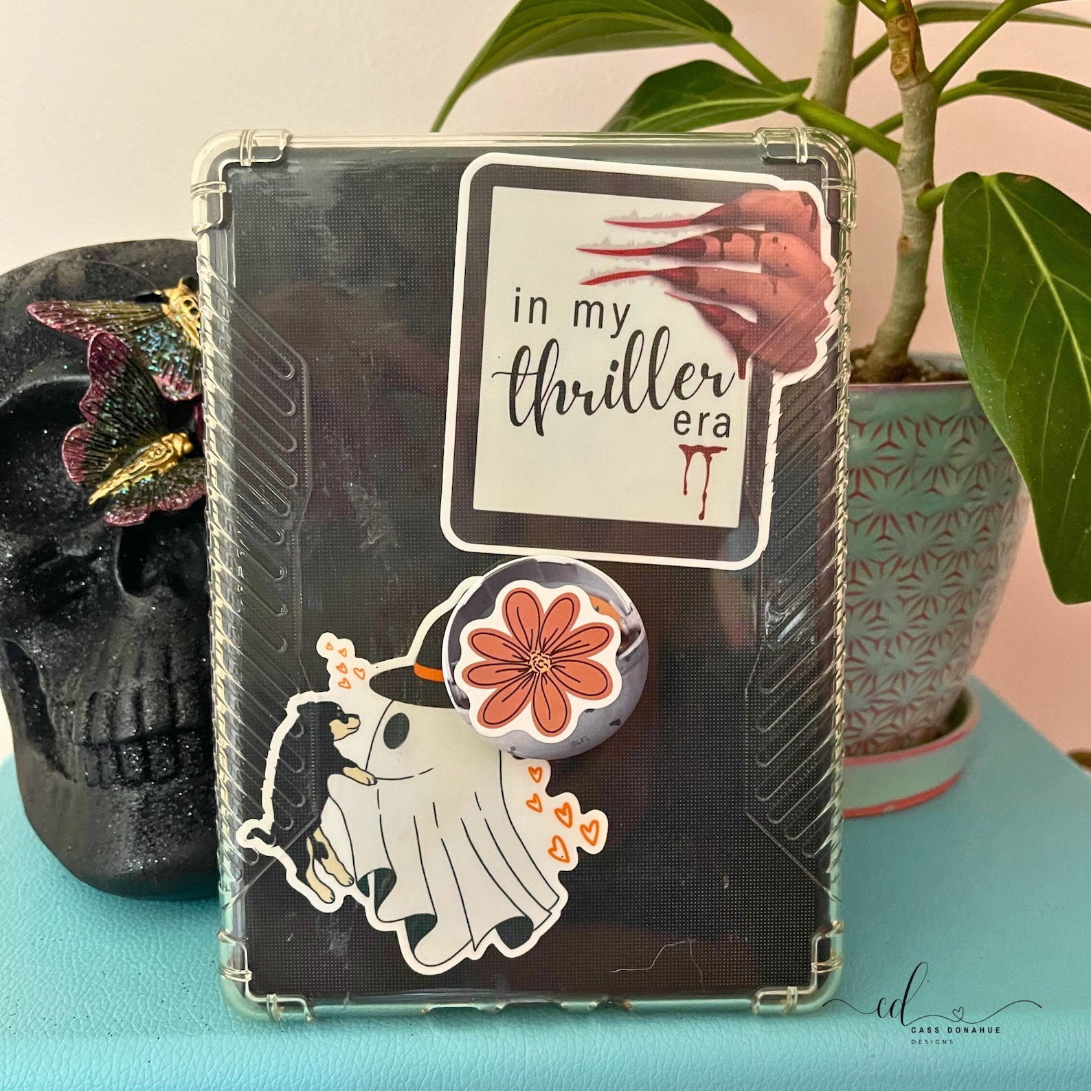 Halloween Themed Die-cut Vinyl Sticker Kindle Sticker 'in My Thriller ...