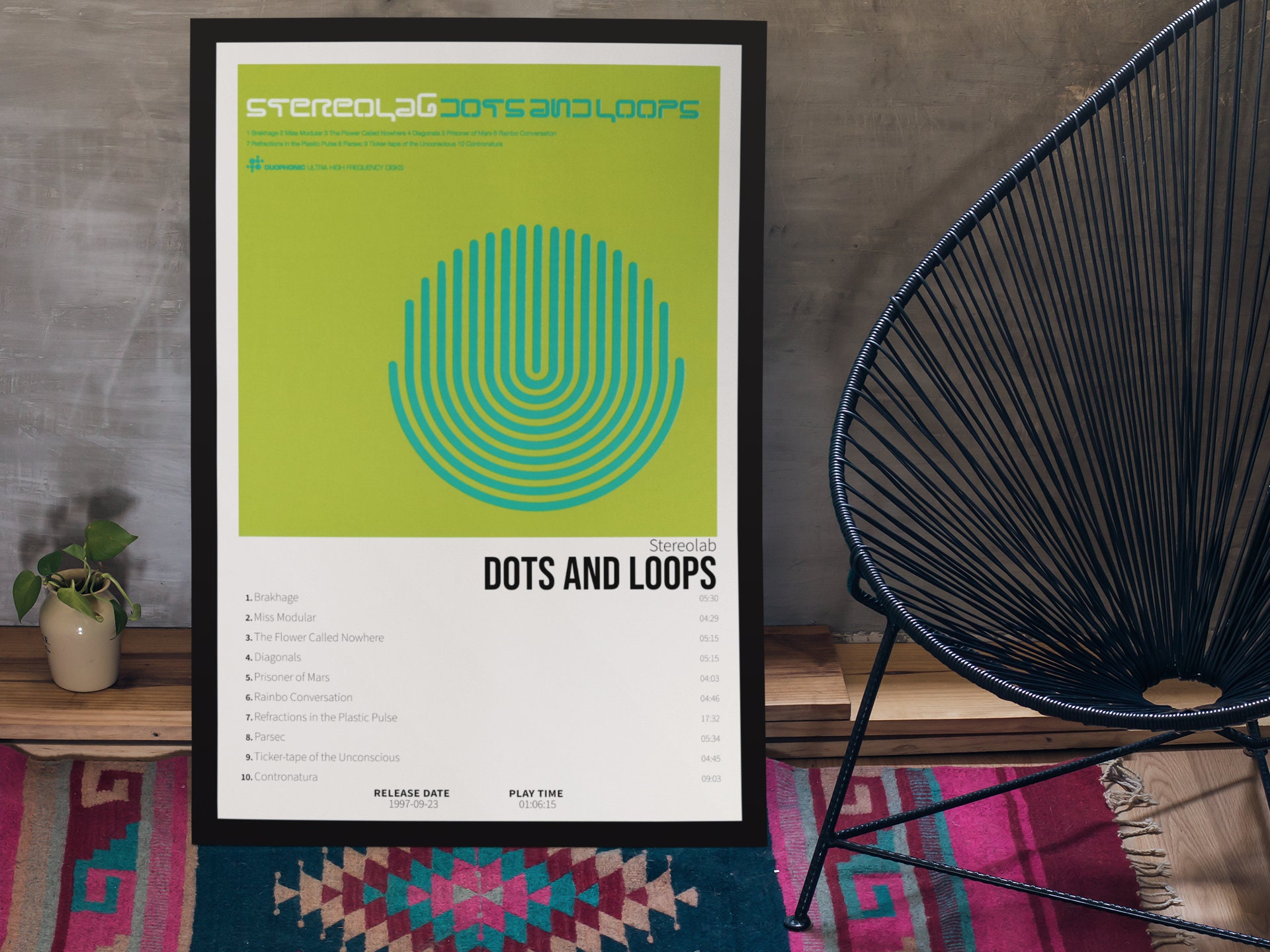 Stereolab - Dots And Loops | Album Cover Poster sold by Inhaler Hunched | SKU 41148818 | 55% OFF ...