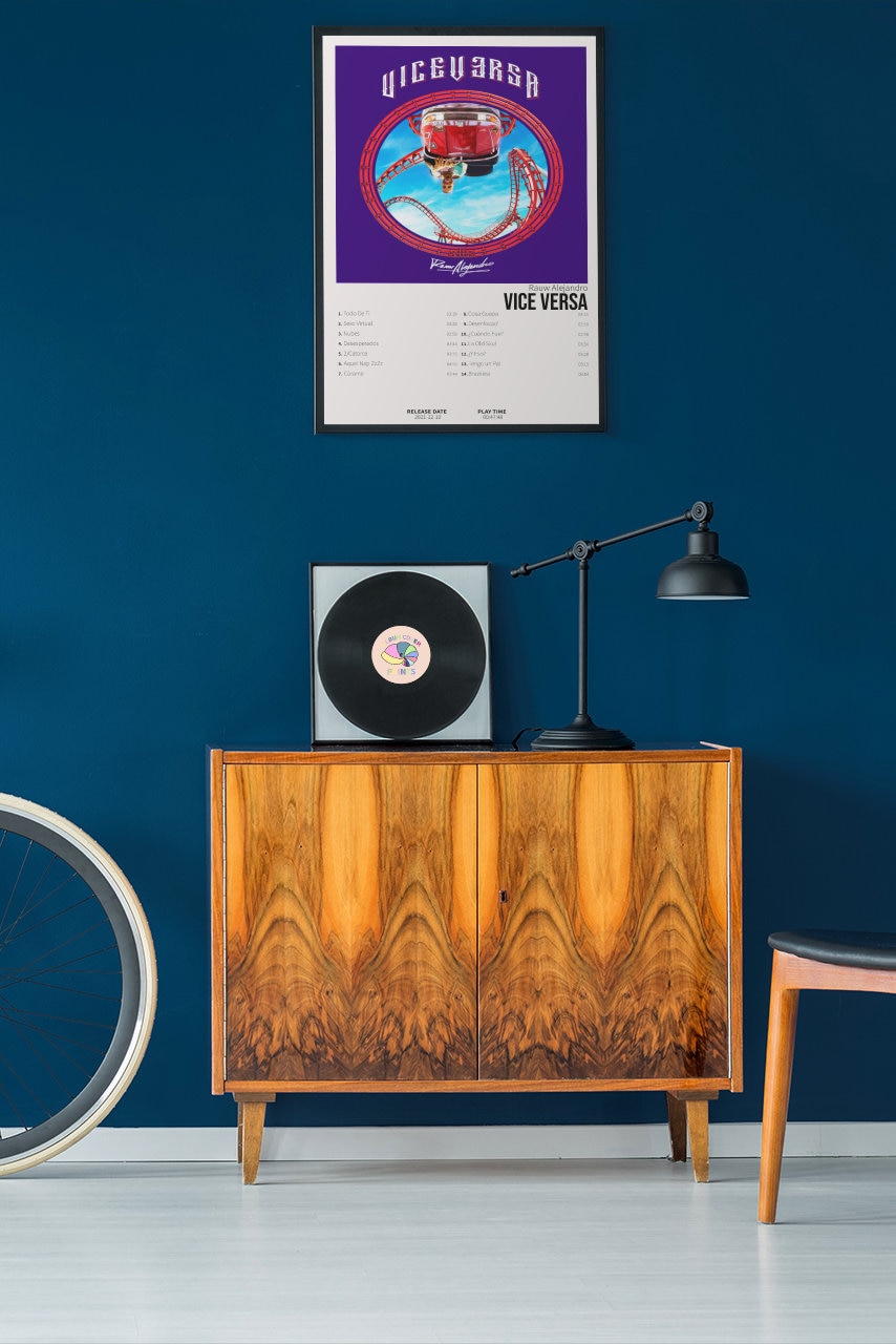 Rauw Alejandro - VICE VERSA | Album Cover Poster by Edward Miller ...