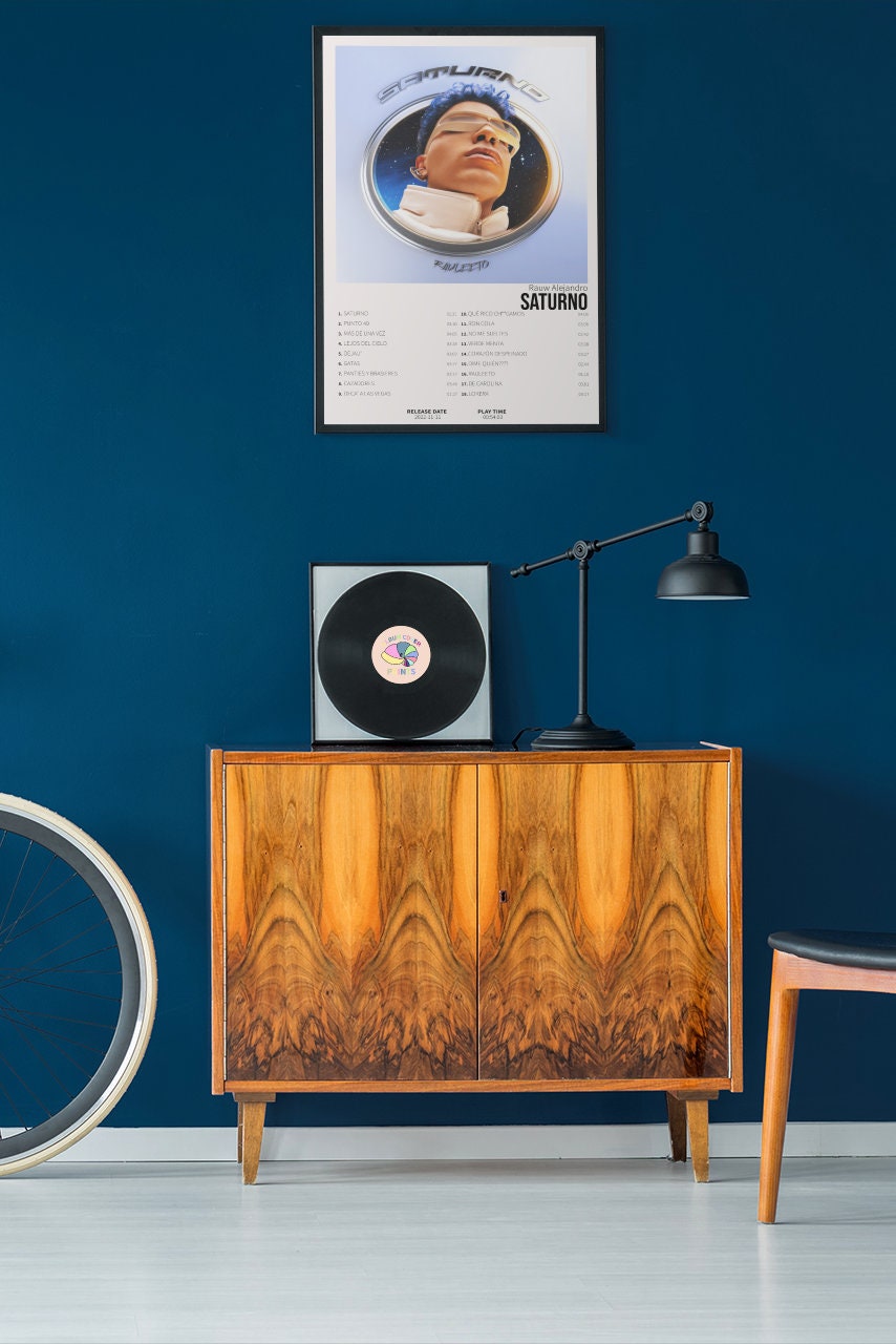 Rauw Alejandro - SATURNO | Album Cover Poster | Printerval Canada