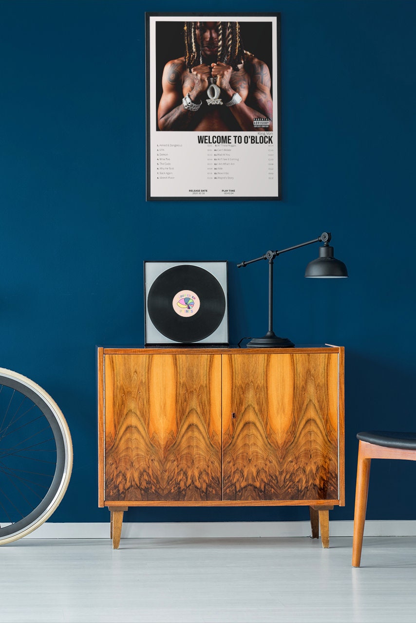 King Von - Welcome To O'block | Album Cover Poster by MikCohn | Printblur