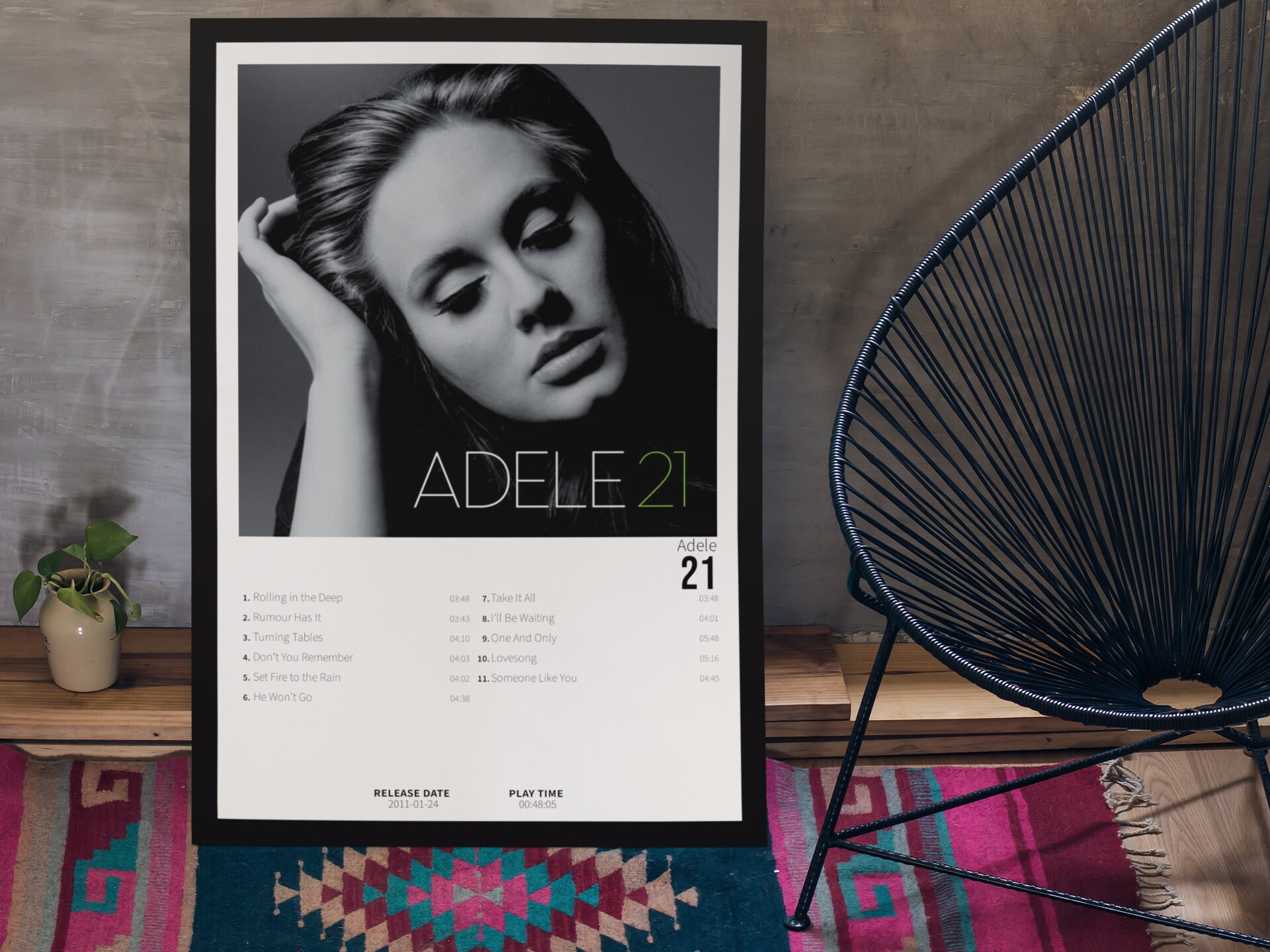 Adele 21 Album Cover Poster sold by Charley Threet | SKU 40875897 | 55% ...