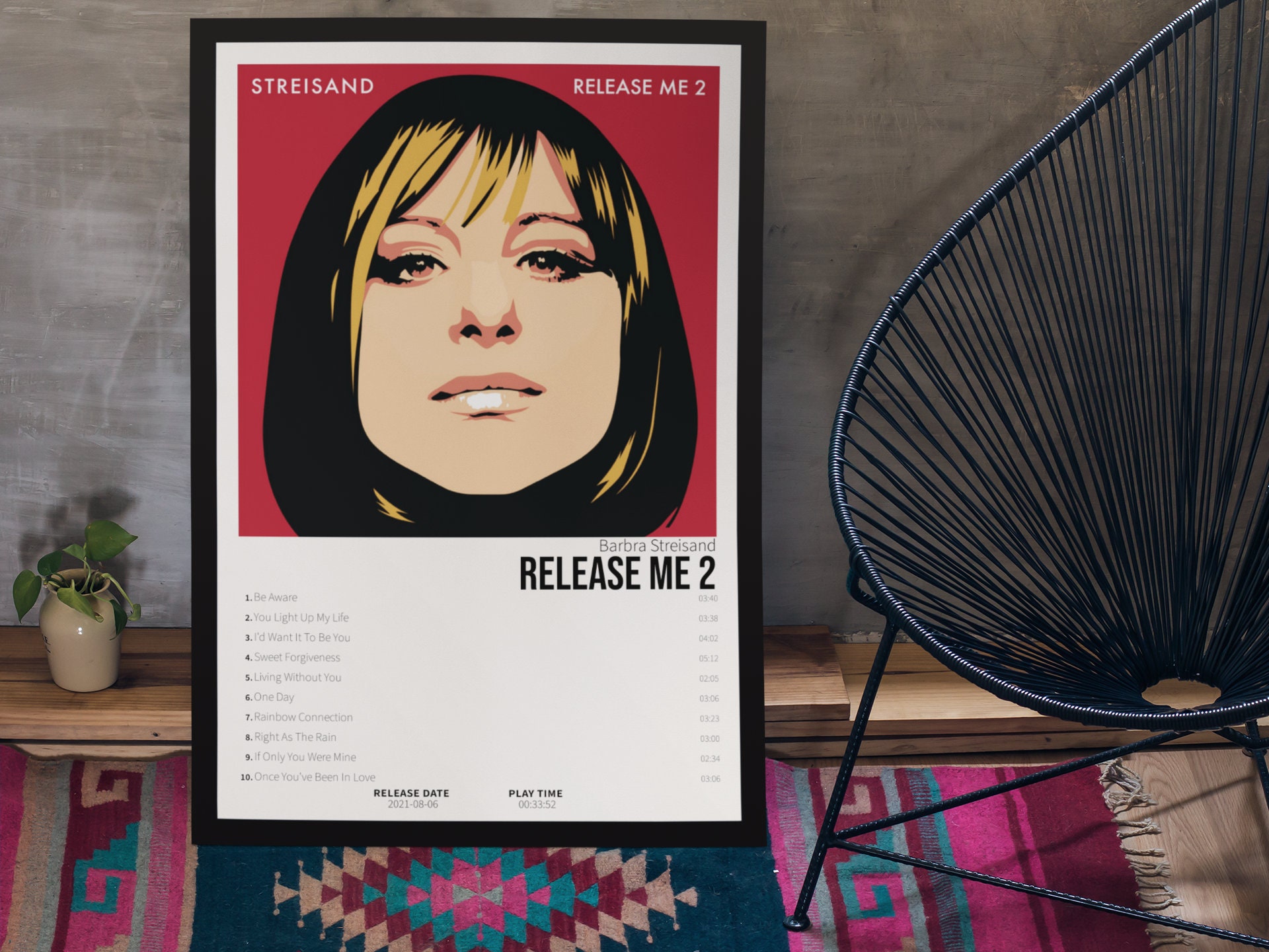 Barbra Streisand - Release Me 2 | Album Cover Poster sold by Thien ...
