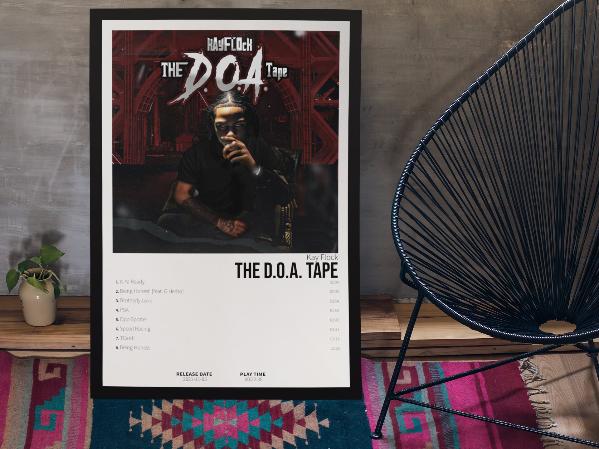 Kay Flock - The D.O.A. Tape | Album Cover Poster sold by Thien | SKU ...