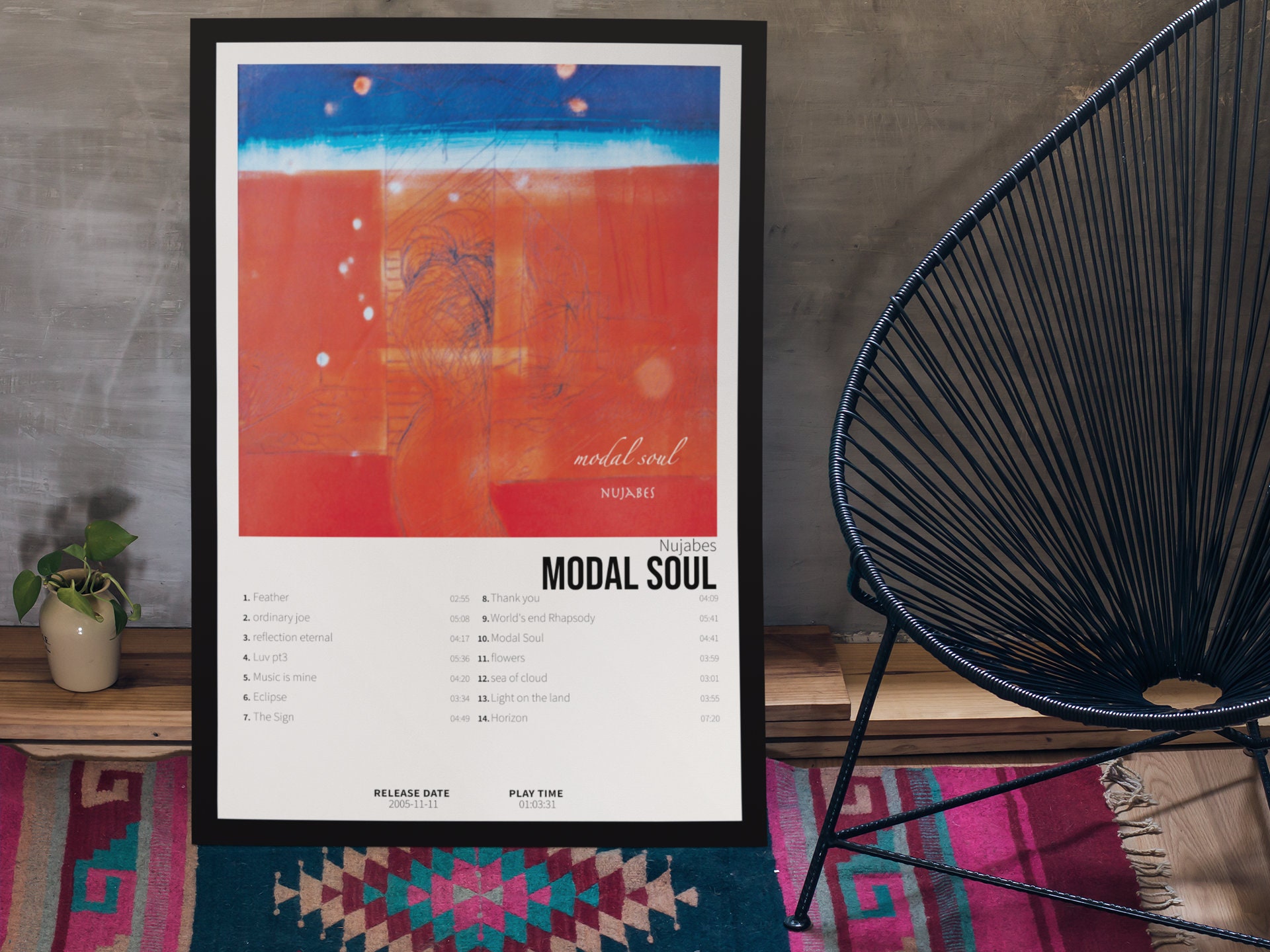 Nujabes - Modal Soul | Album Cover Poster sold by Isabela Bernardes ...