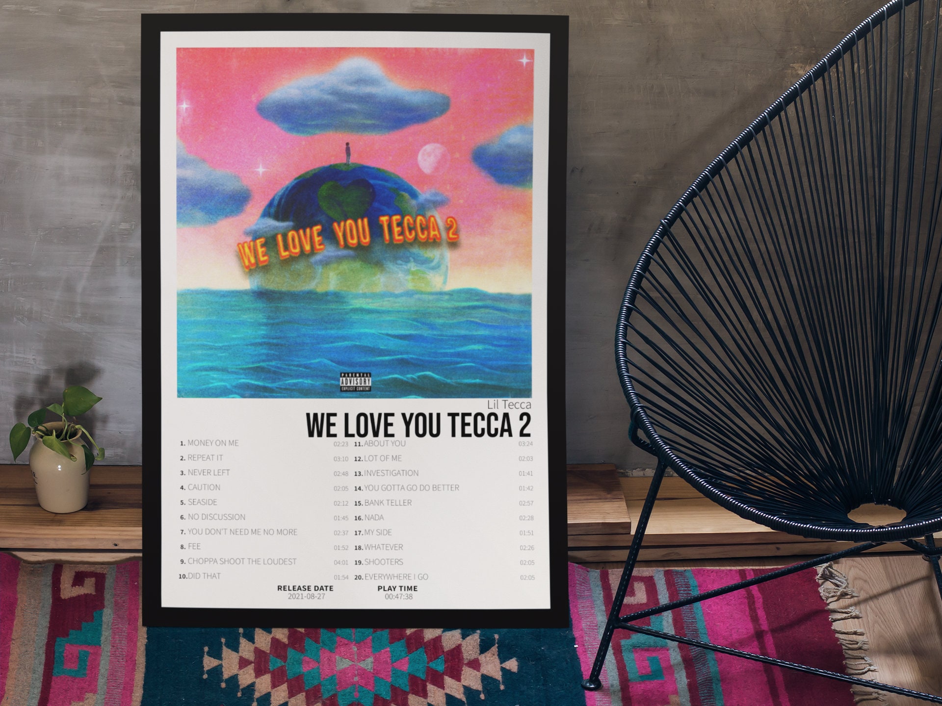 Lil Tecca - We Love You Tecca 2 | Album Cover Poster sold by Thien ...