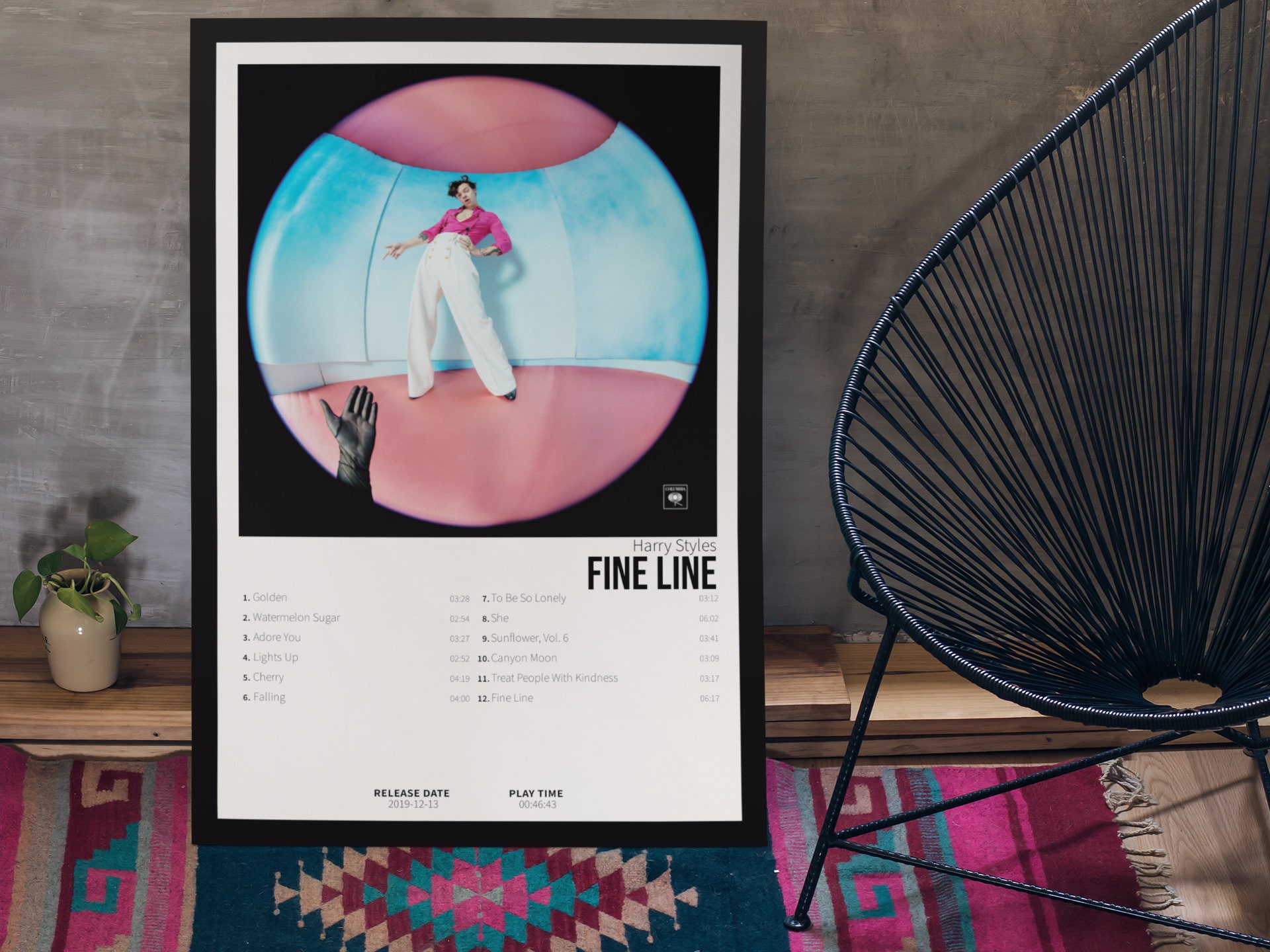 Harry - Fine Line | Album Cover Poster For Wall Art